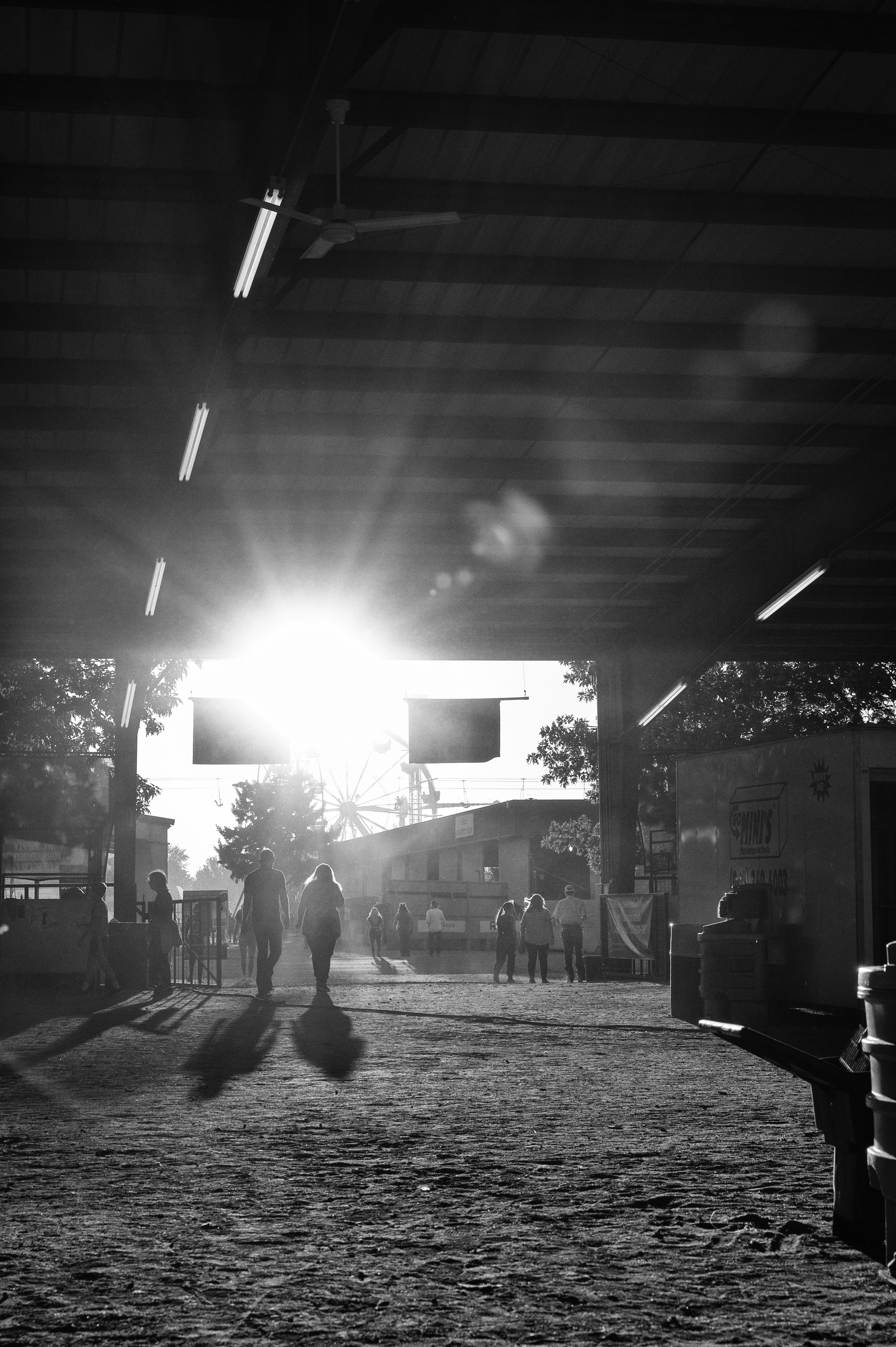 Grayscale Photo of People Walking · Free Stock Photo