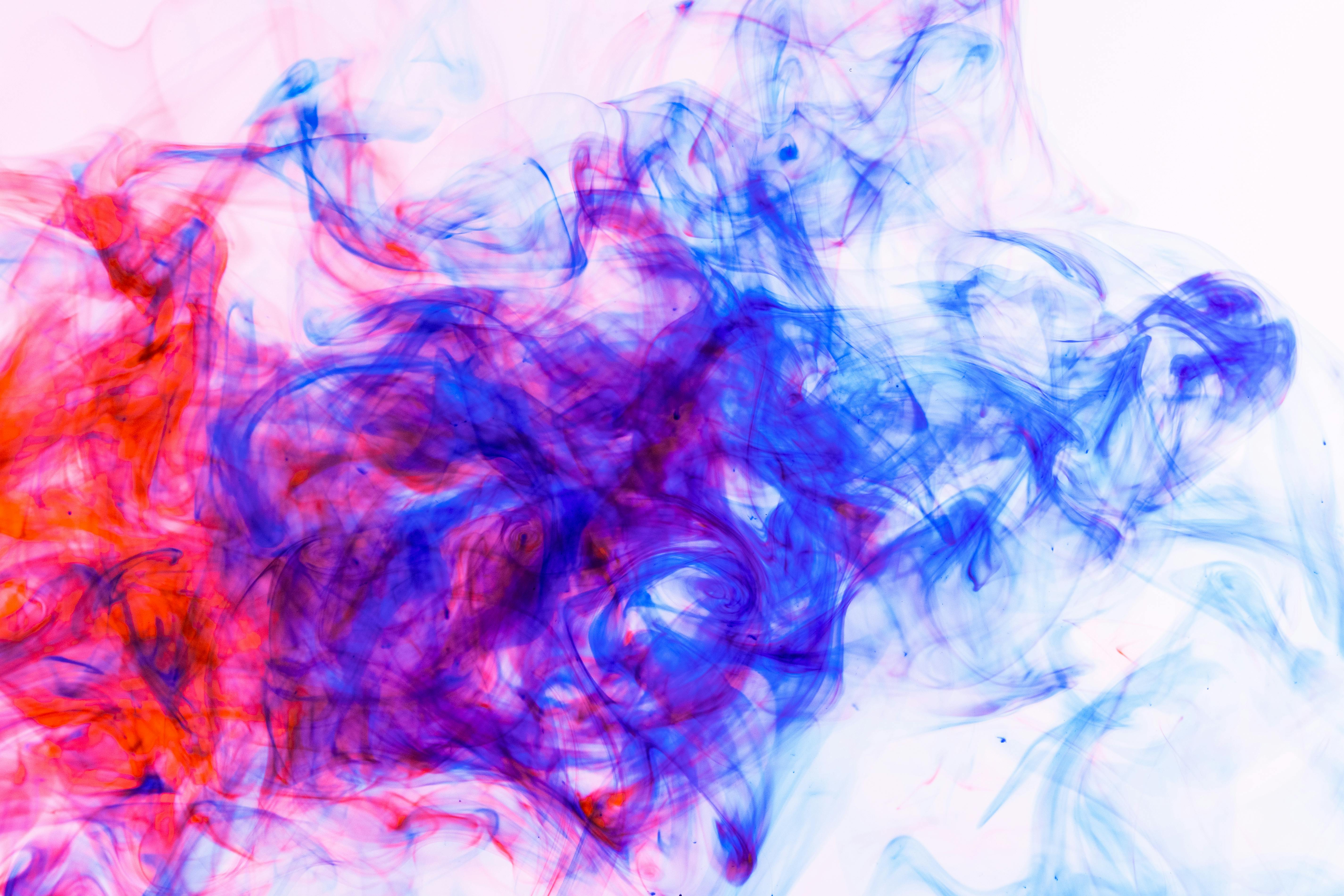 High-Speed Photography of Colorful Ink Diffusion in Water · Free Stock ...