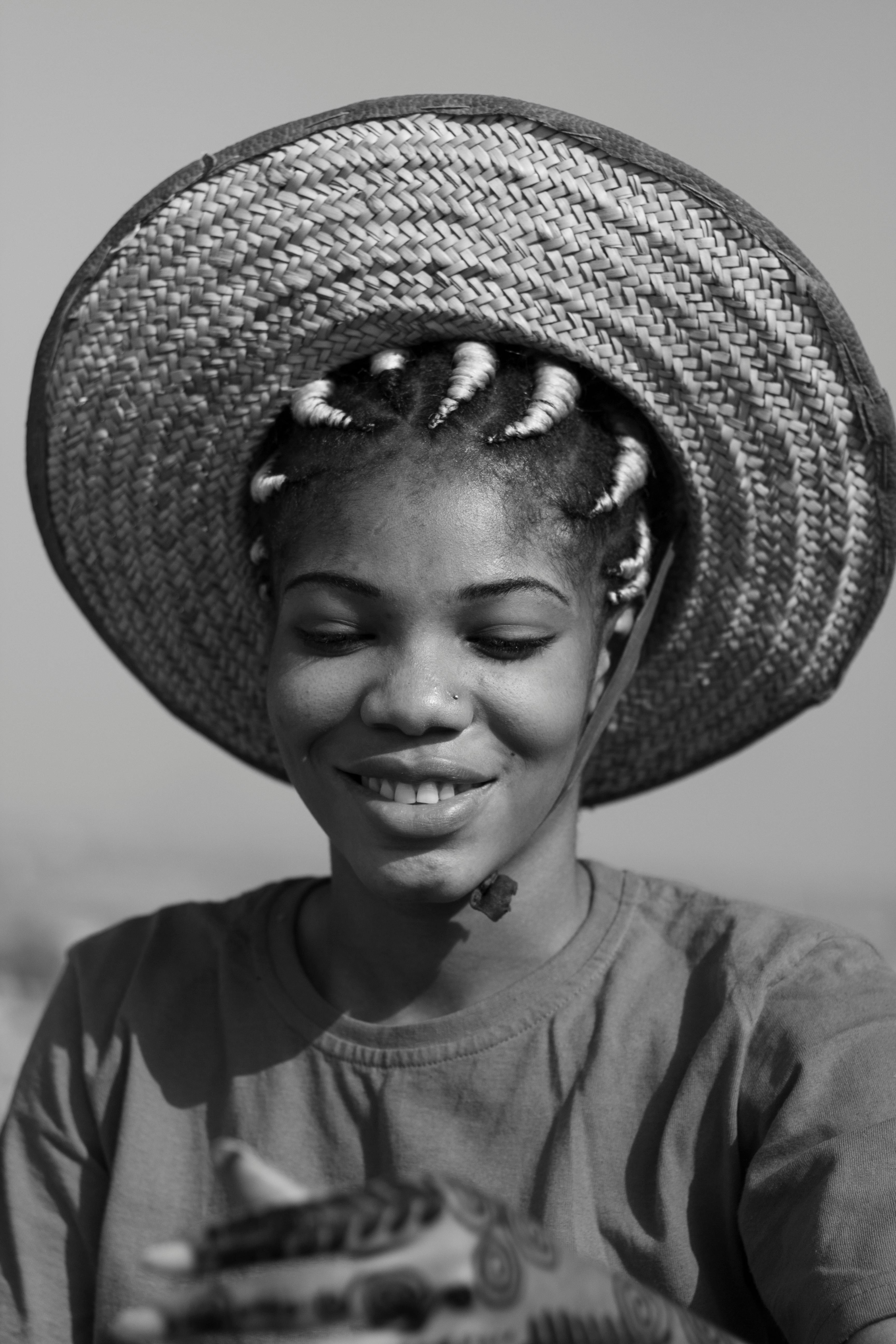 Woman with Braids Wearing Pink Jacket · Free Stock Photo