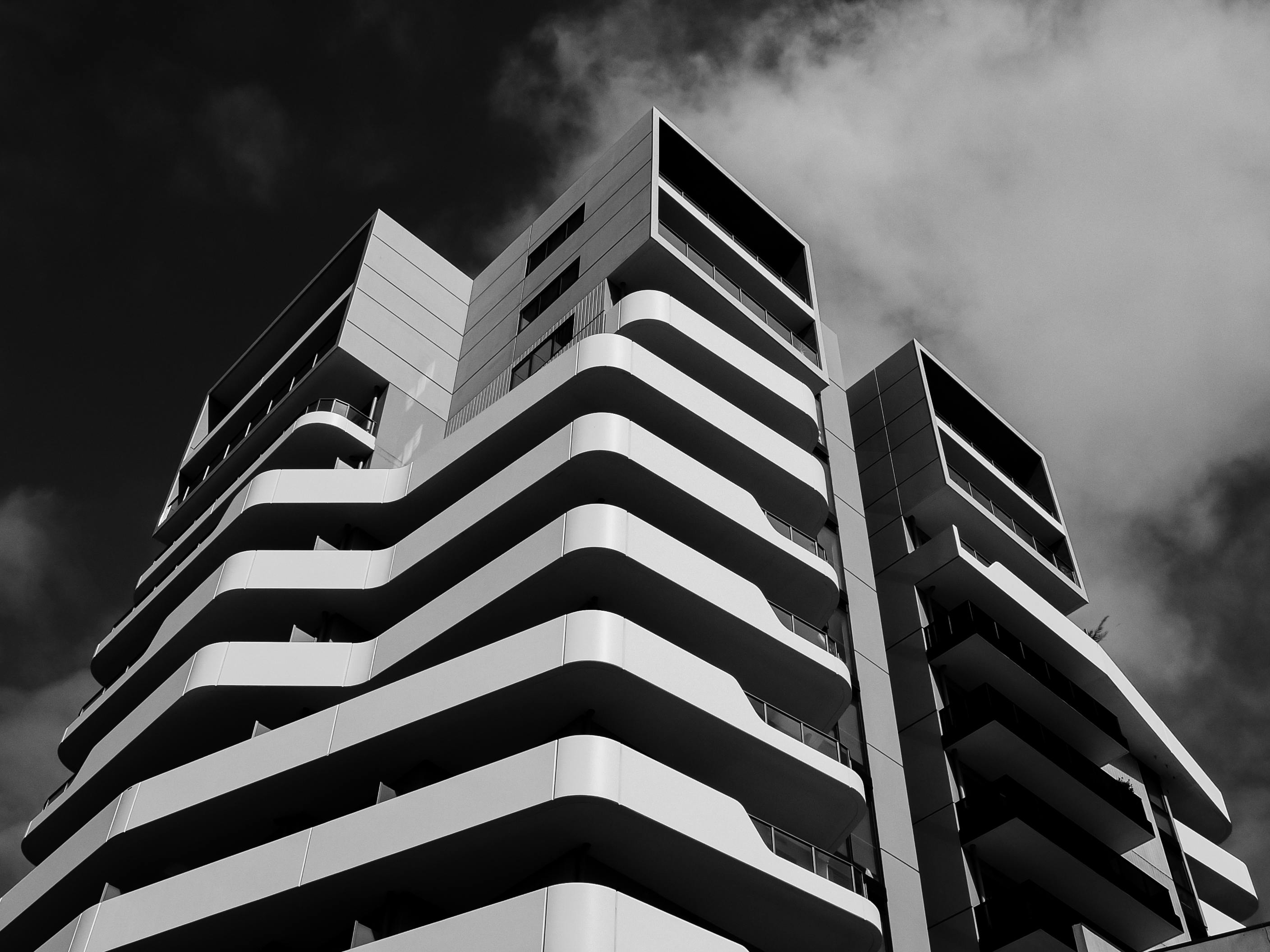 Black And White Photo Of Building · Free Stock Photo