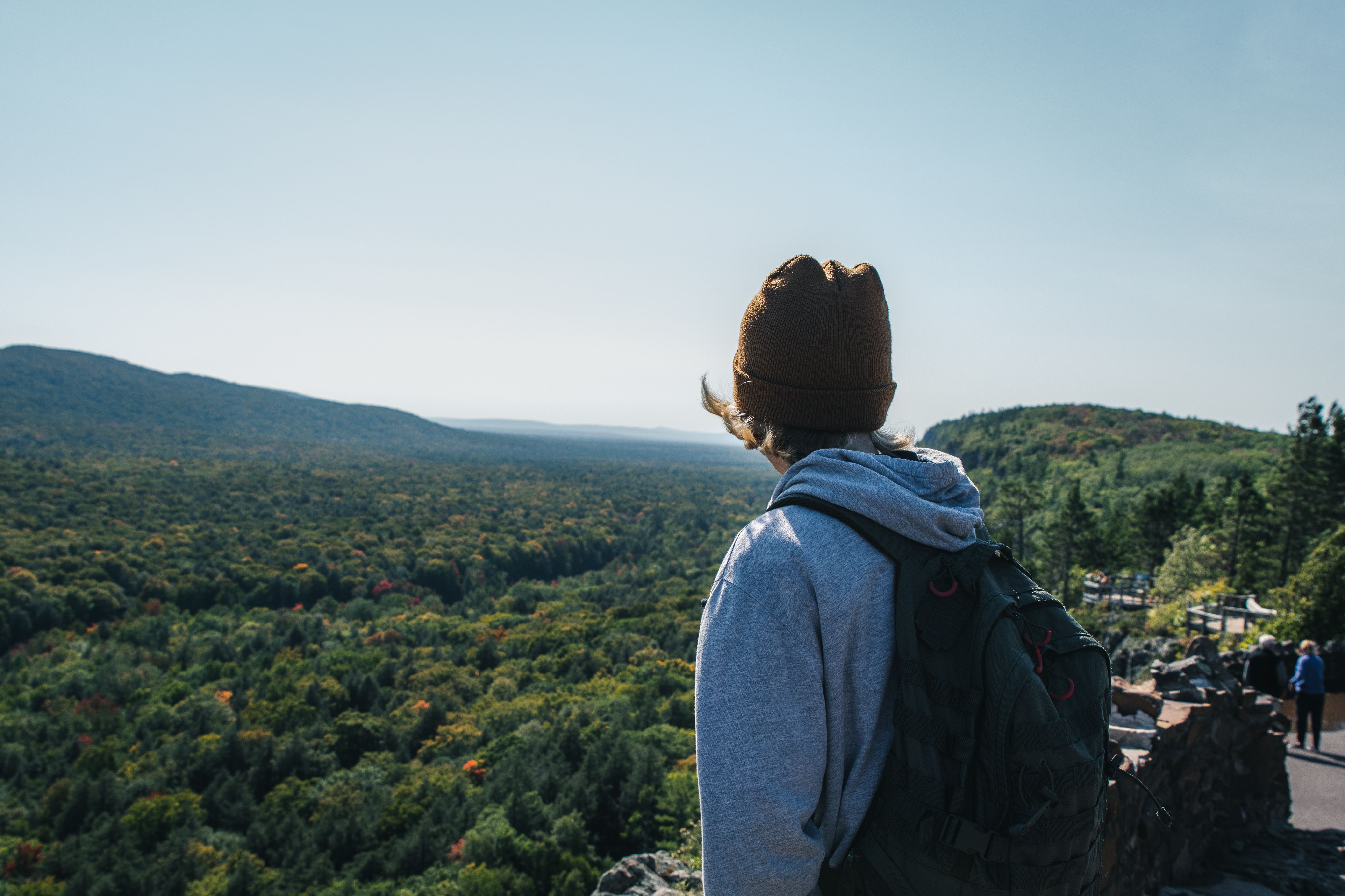 Man Standing Near the Cliff · Free Stock Photo