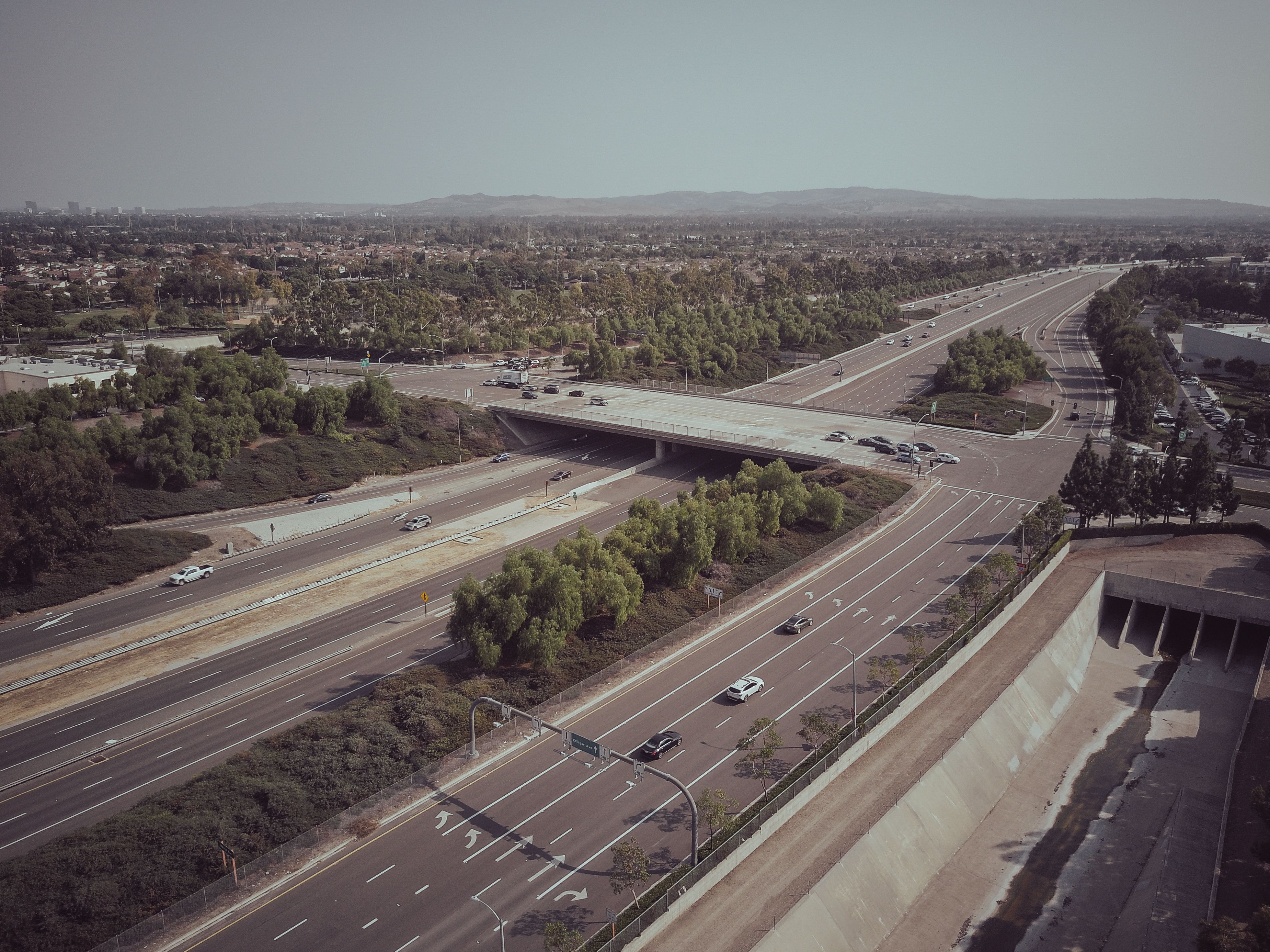 High Angle Shot of Traffic on Highway · Free Stock Photo