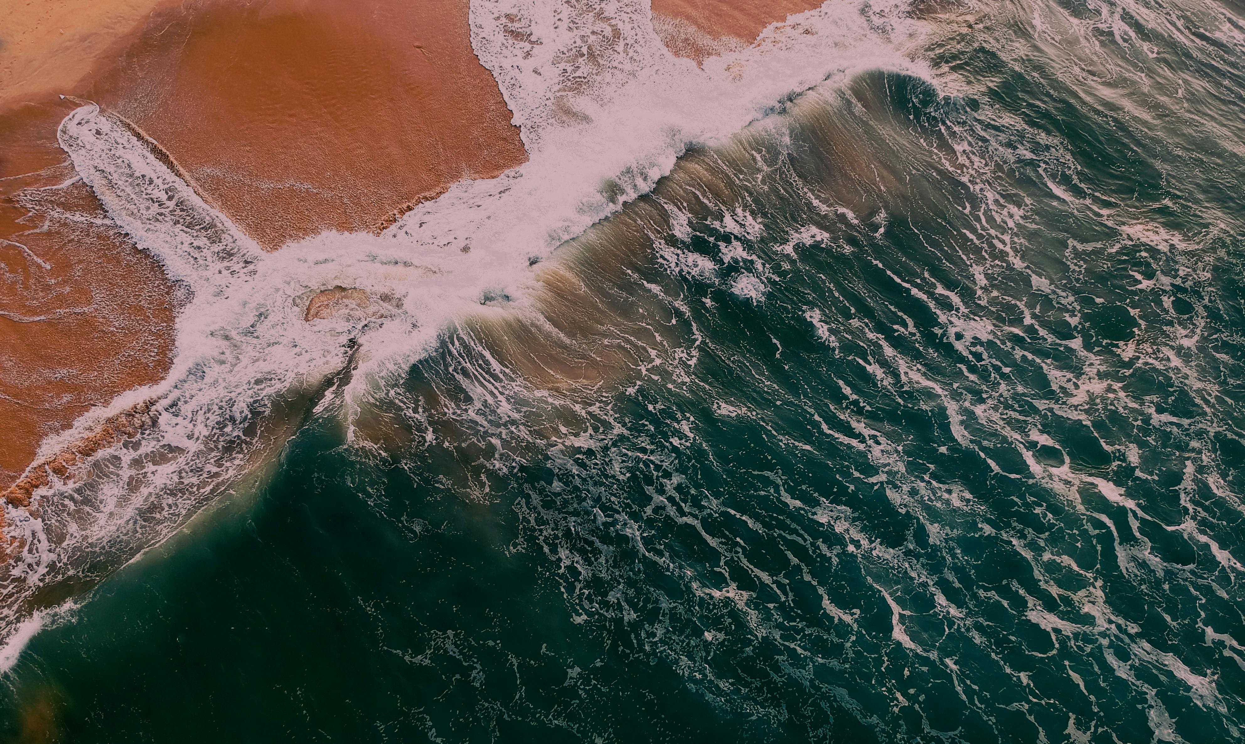 Aerial View Photography of Beach · Free Stock Photo
