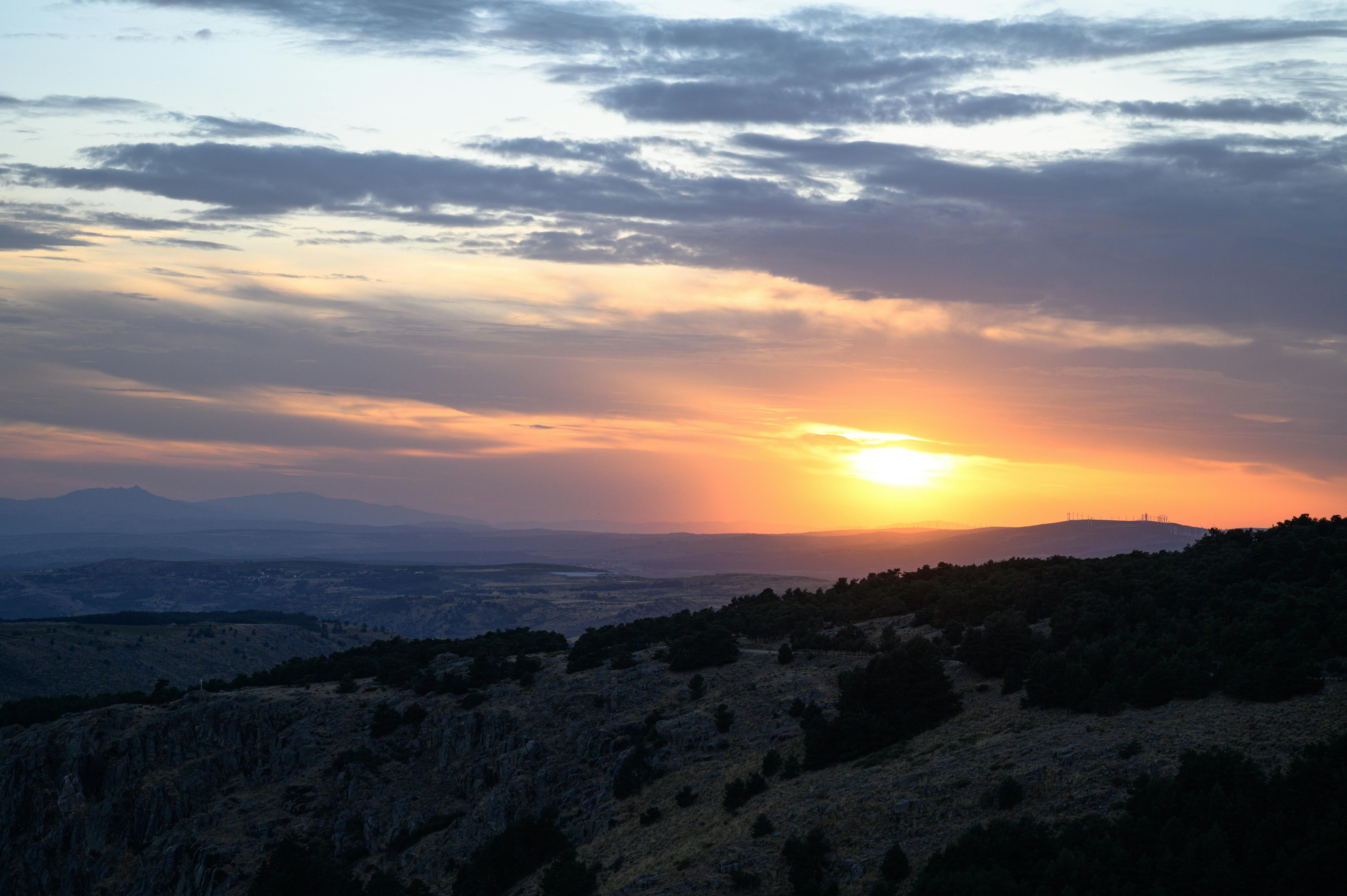 Photo of the Sun Setting · Free Stock Photo