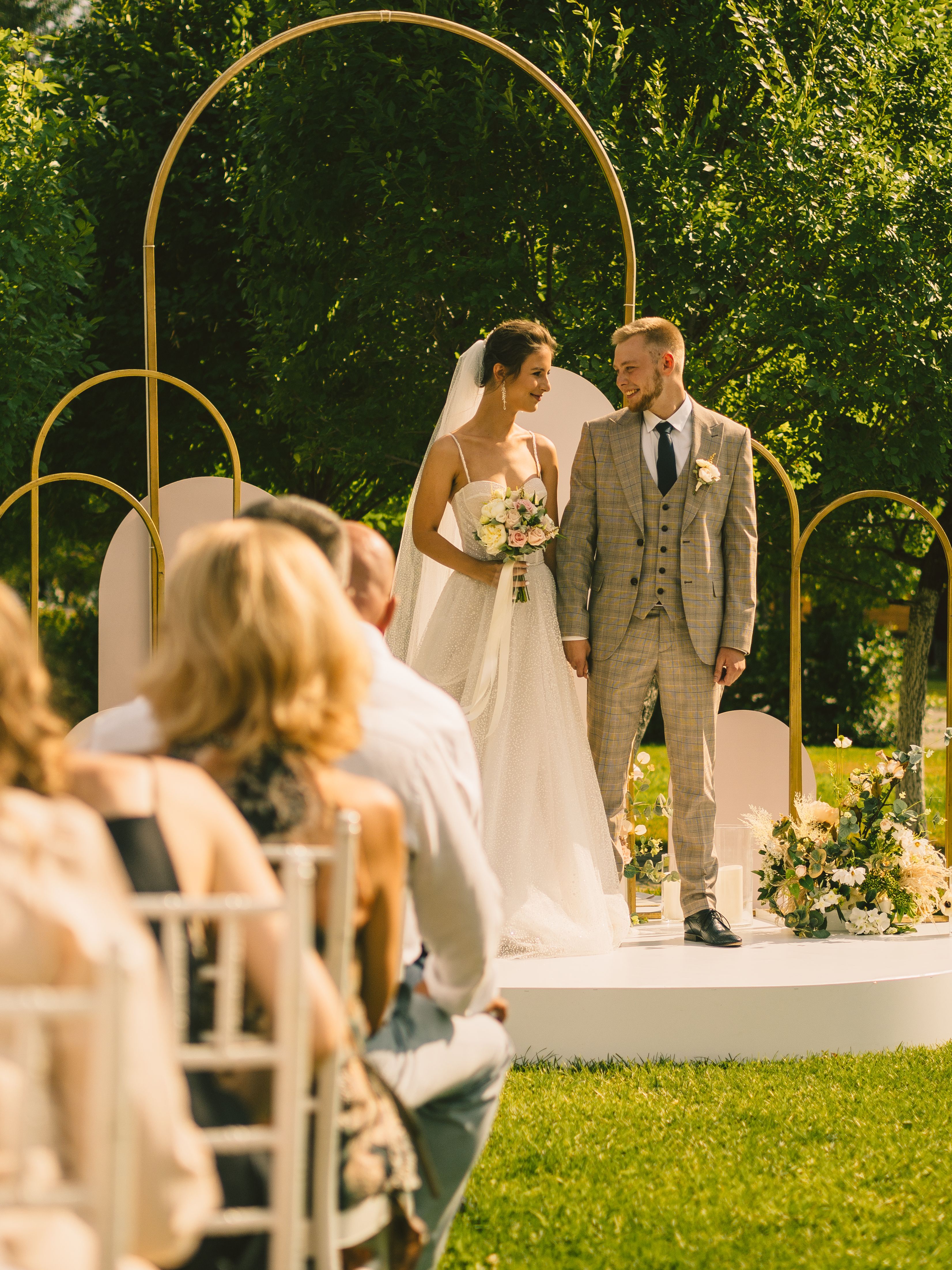 A Couple Having a Garden Wedding · Free Stock Photo