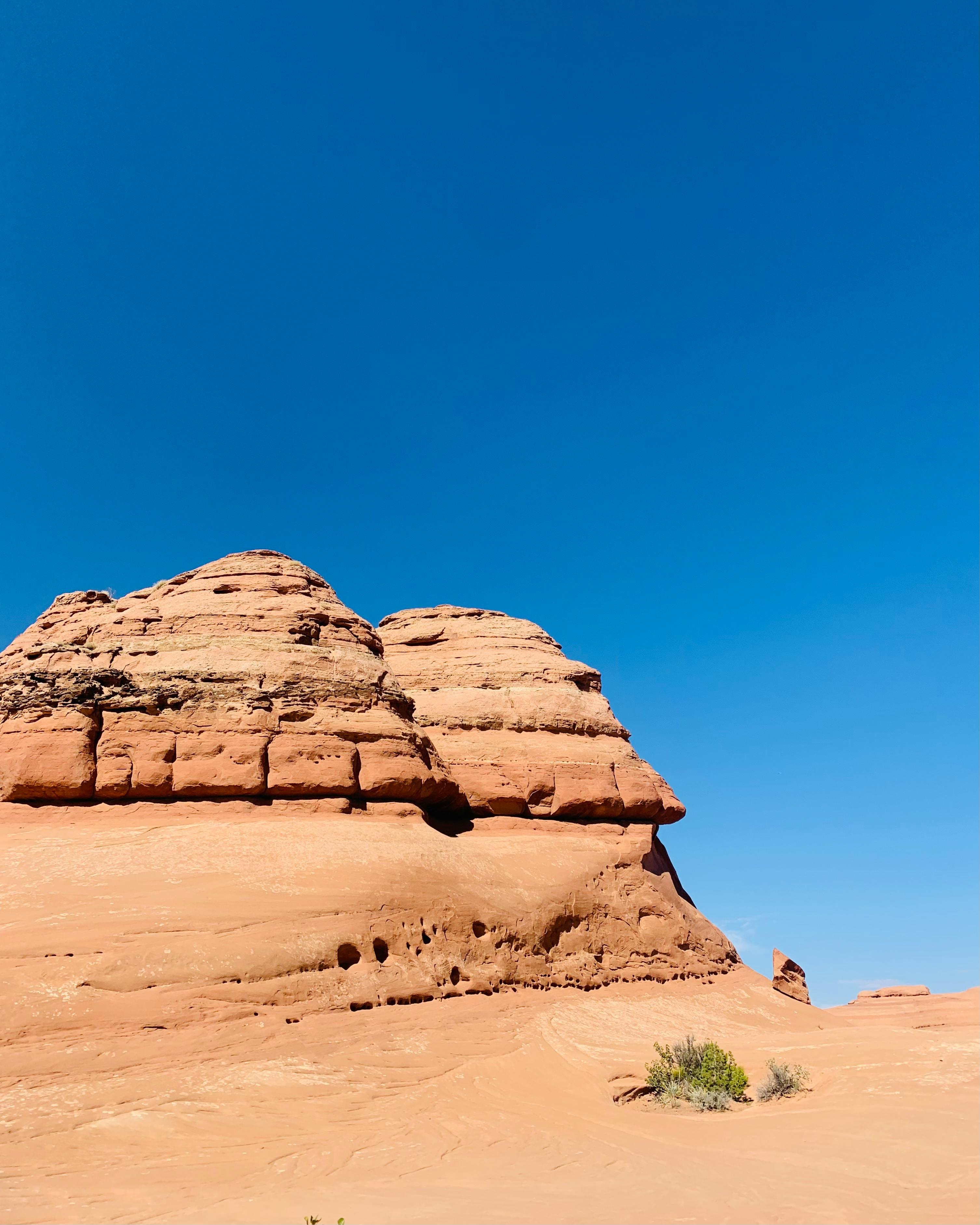 Green Trees Near Rock Formation · Free Stock Photo
