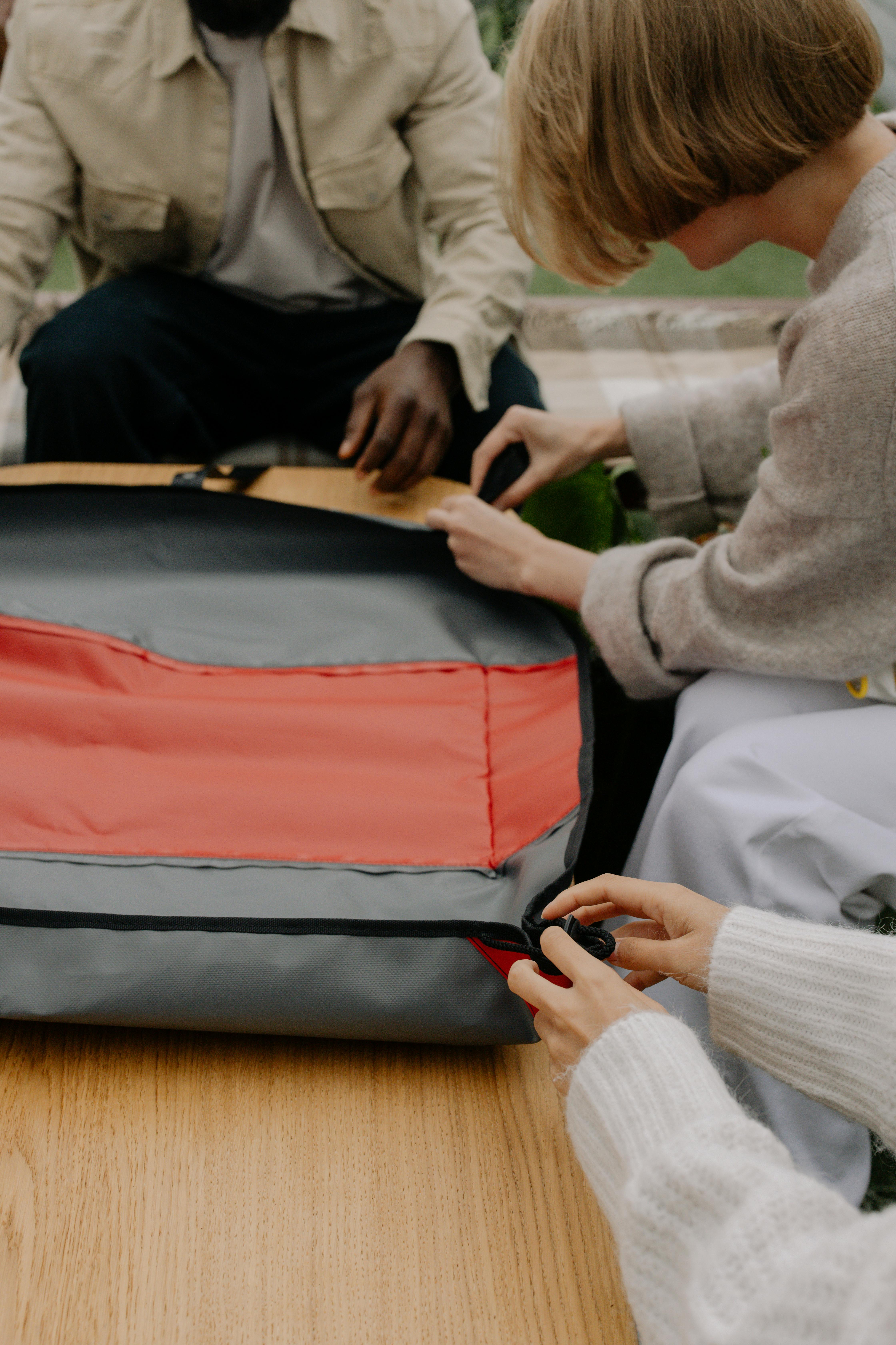 Group Zipping Bag · Free Stock Photo