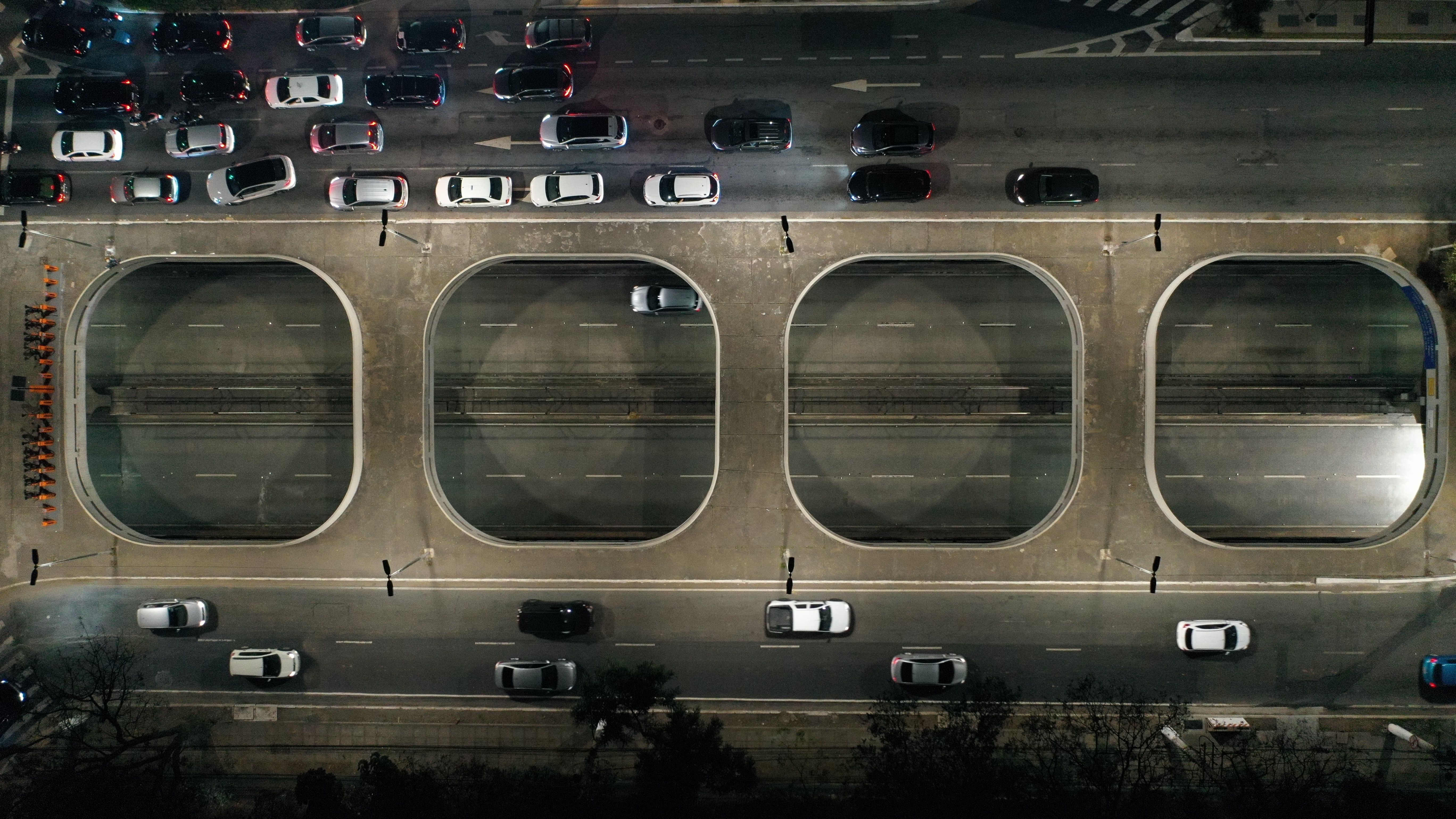 Aerial Photography of Rail Transport · Free Stock Photo