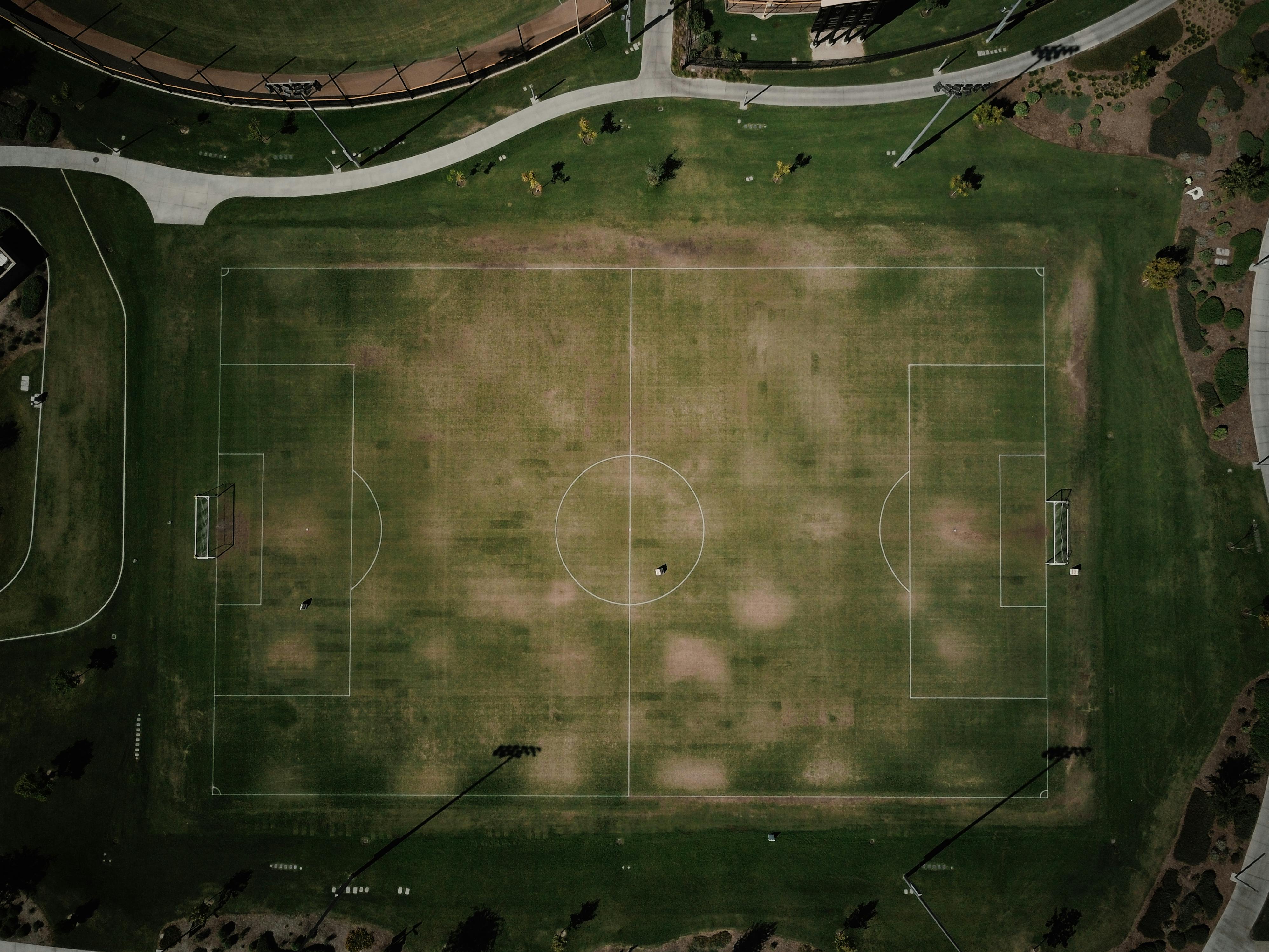 Aerial View of Basketball Court · Free Stock Photo
