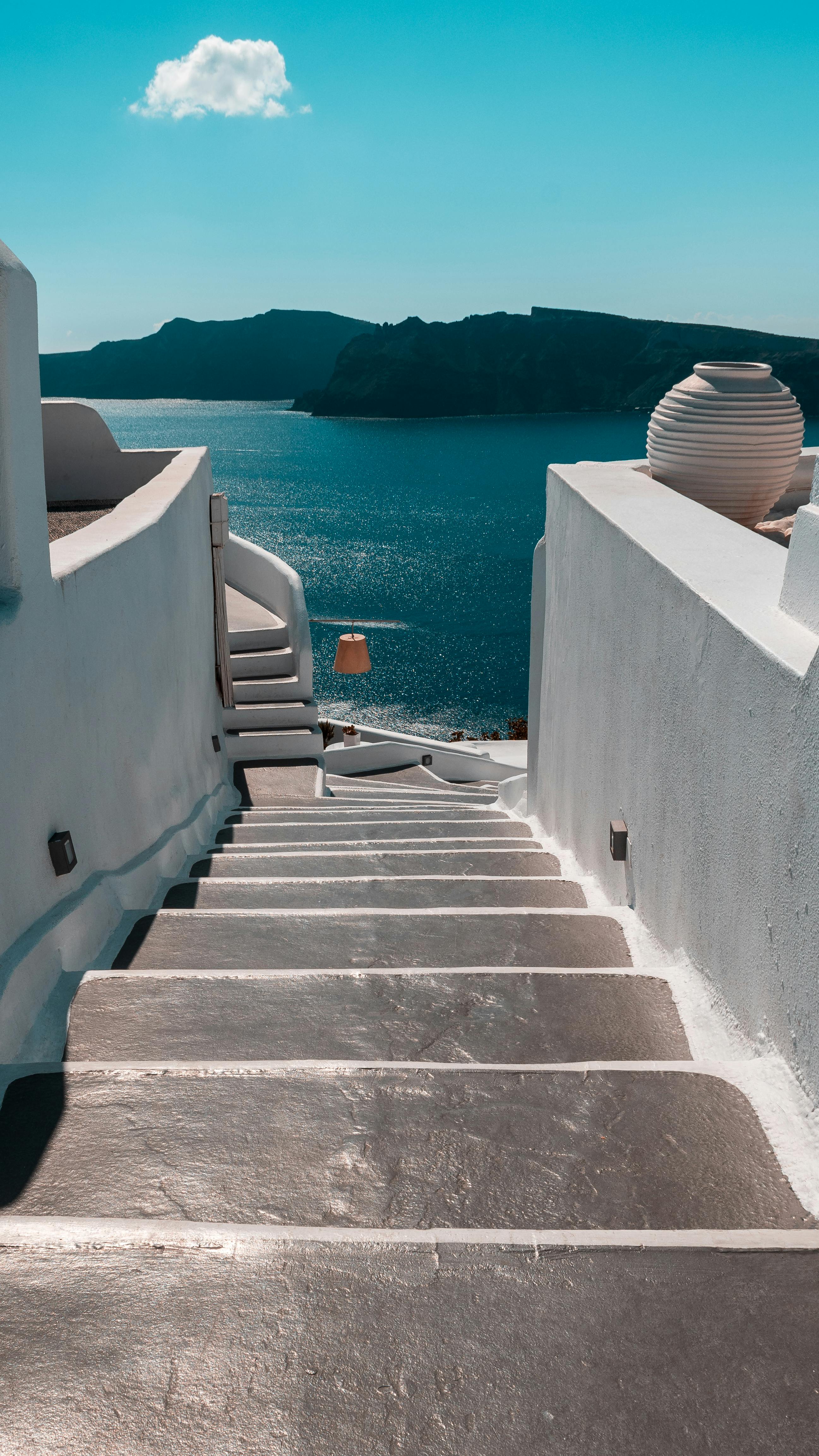 Steps Leading at Sea · Free Stock Photo