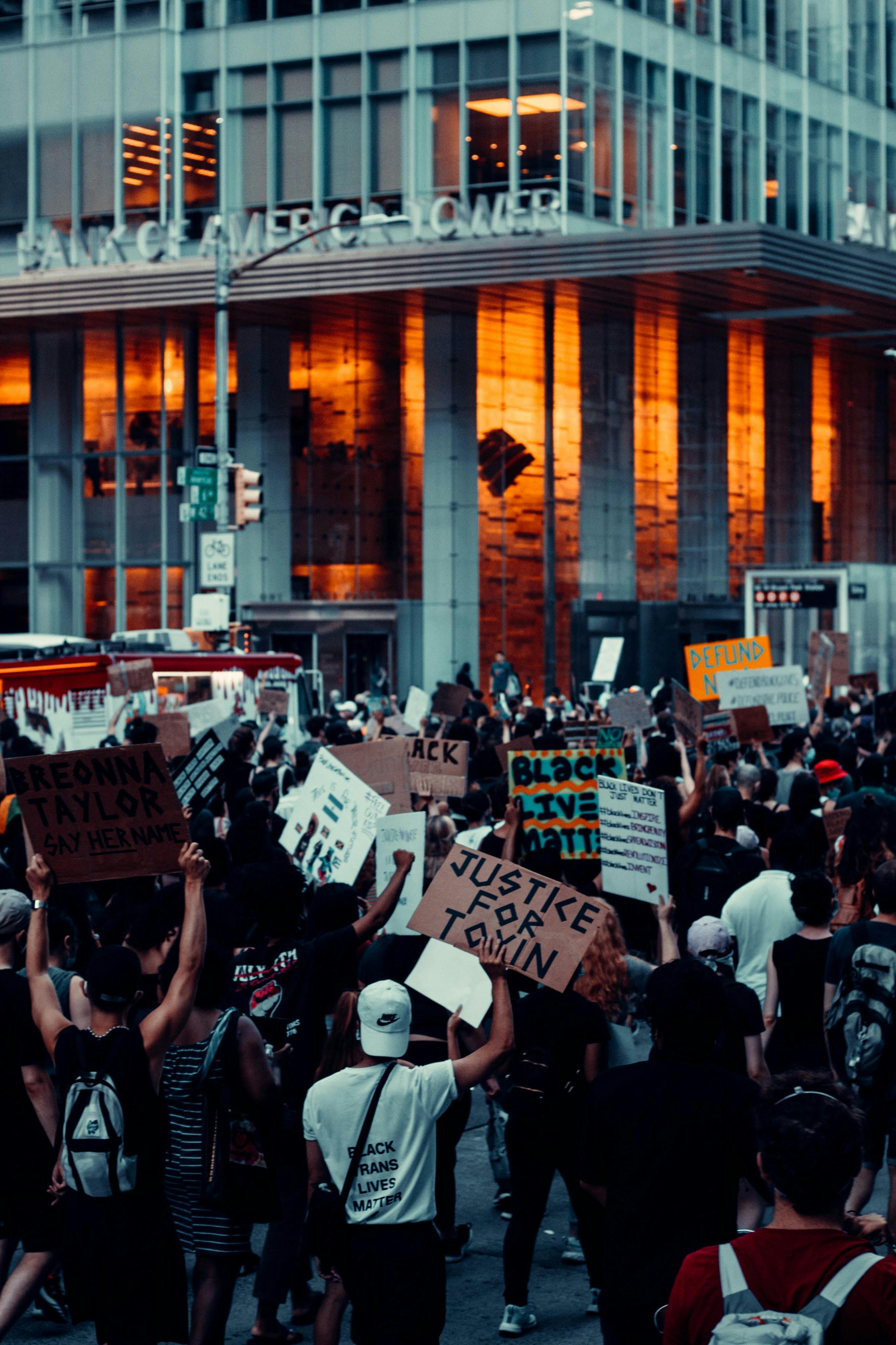People Protesting on the Street · Free Stock Photo