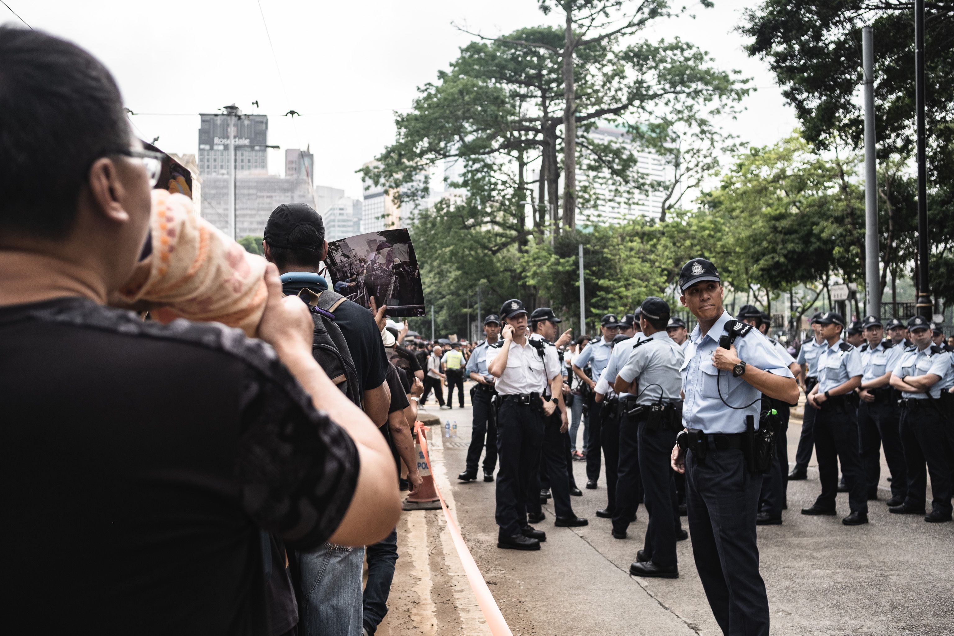 Policemen on the Street during a Protest · Free Stock Photo