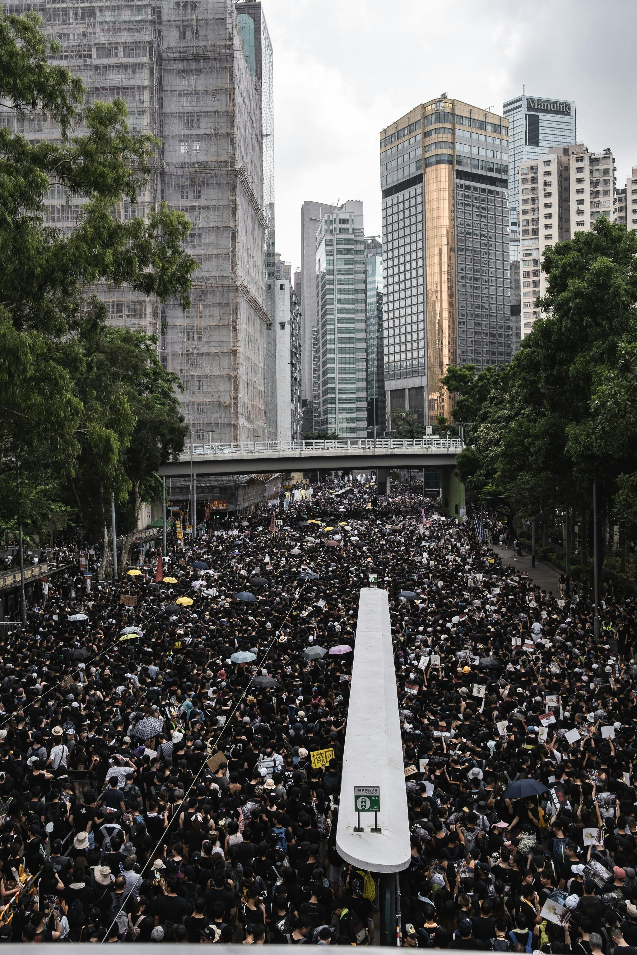 Crowd of People Protesting and Walking on Street · Free Stock Photo