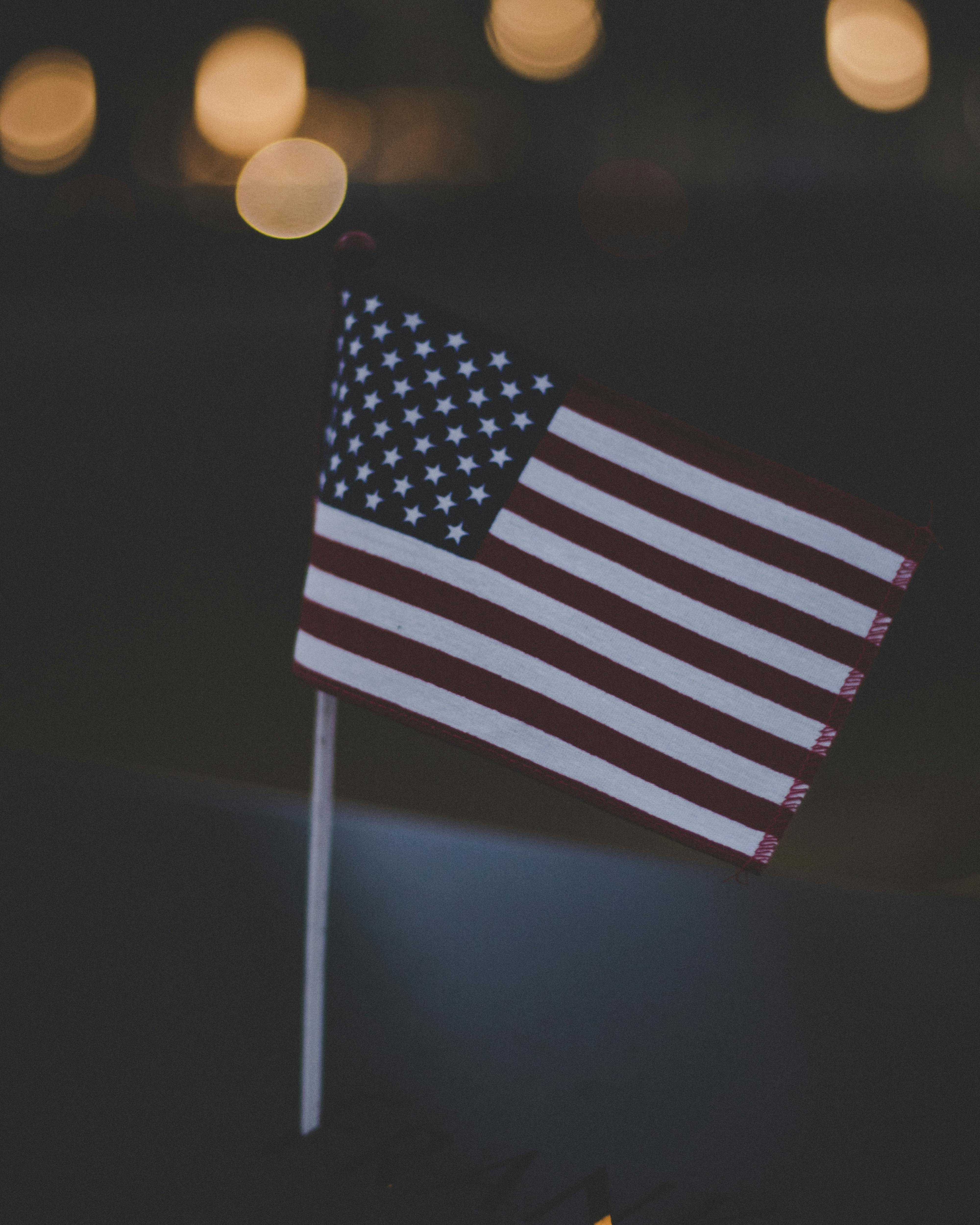 Bokeh Photography Flag of U.s.a. · Free Stock Photo