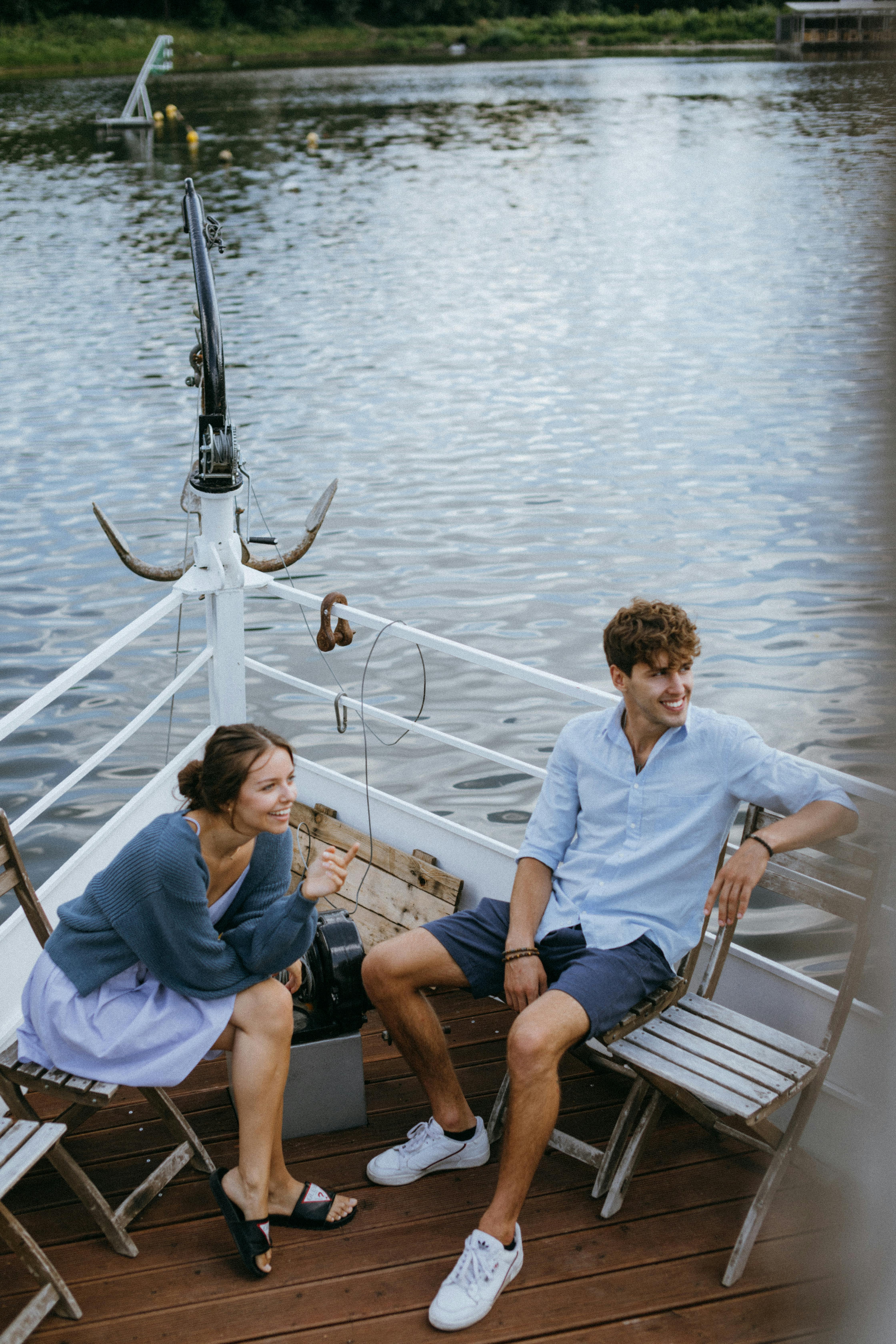 Group of Friends on a Boat Ride · Free Stock Photo