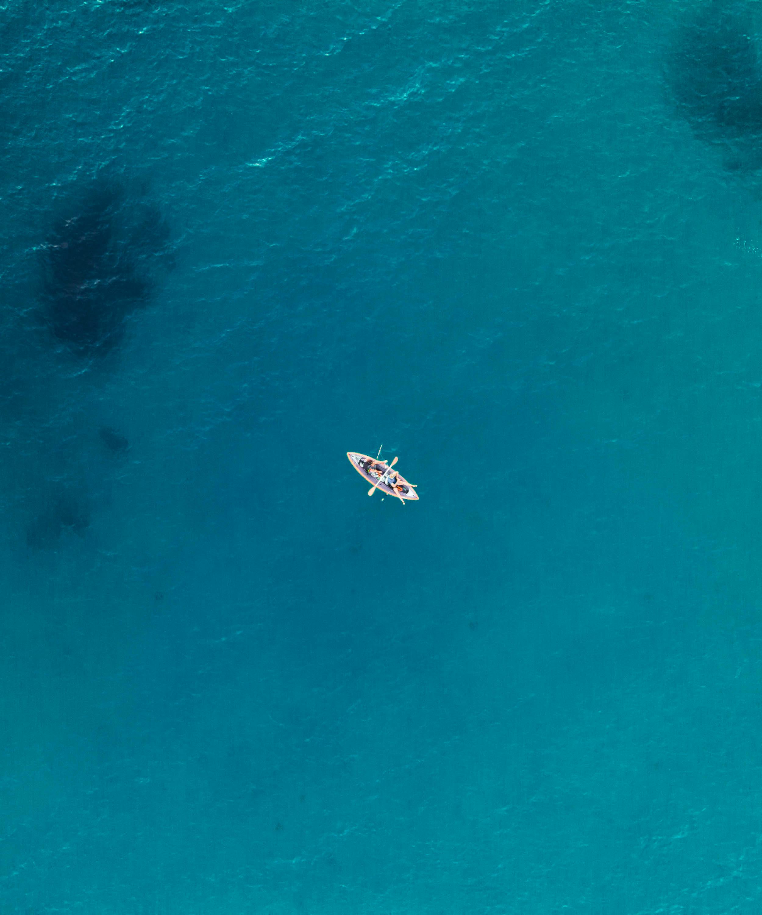 Canoeing on Open Water · Free Stock Photo