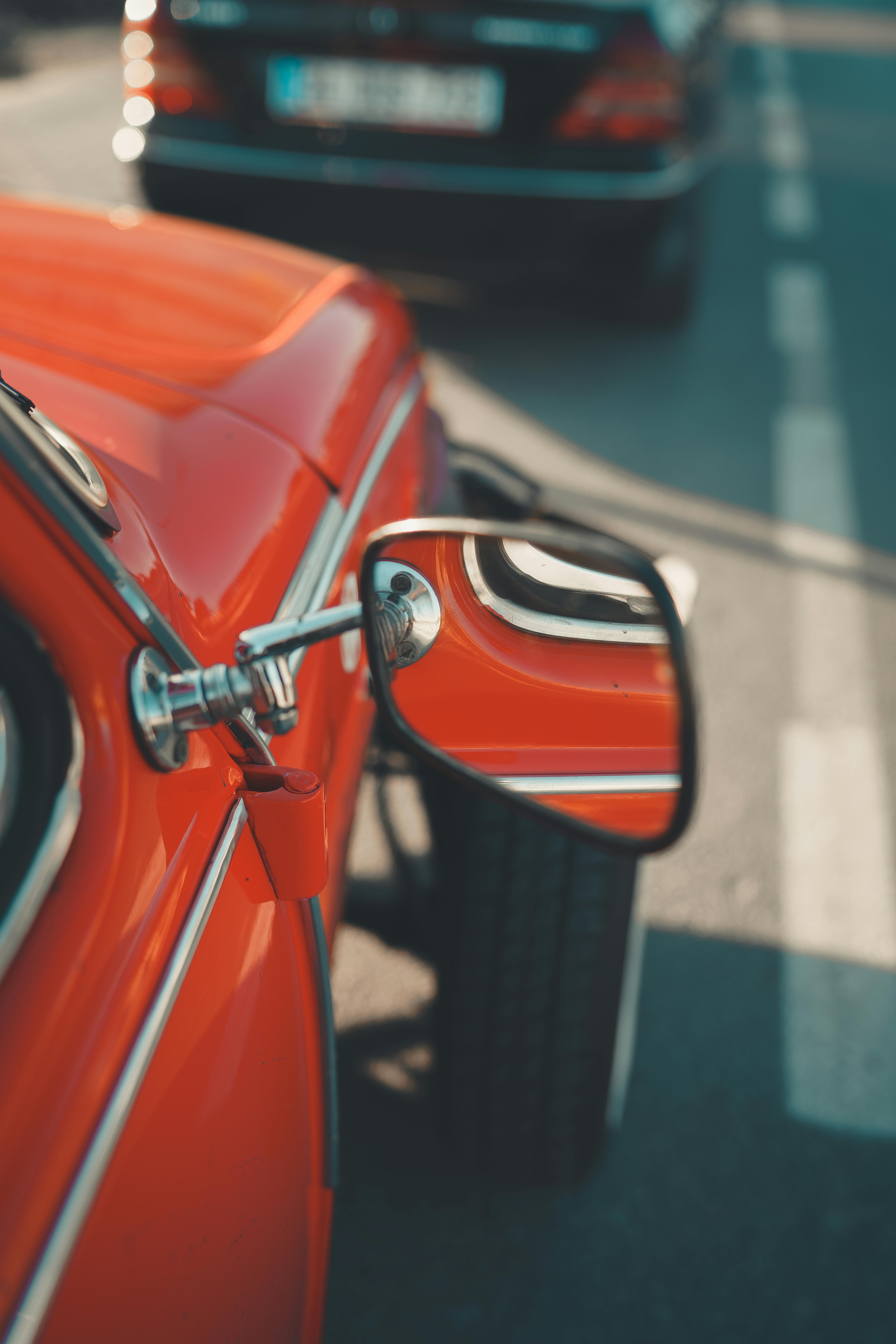Close-up of a Car's Side Mirror · Free Stock Photo
