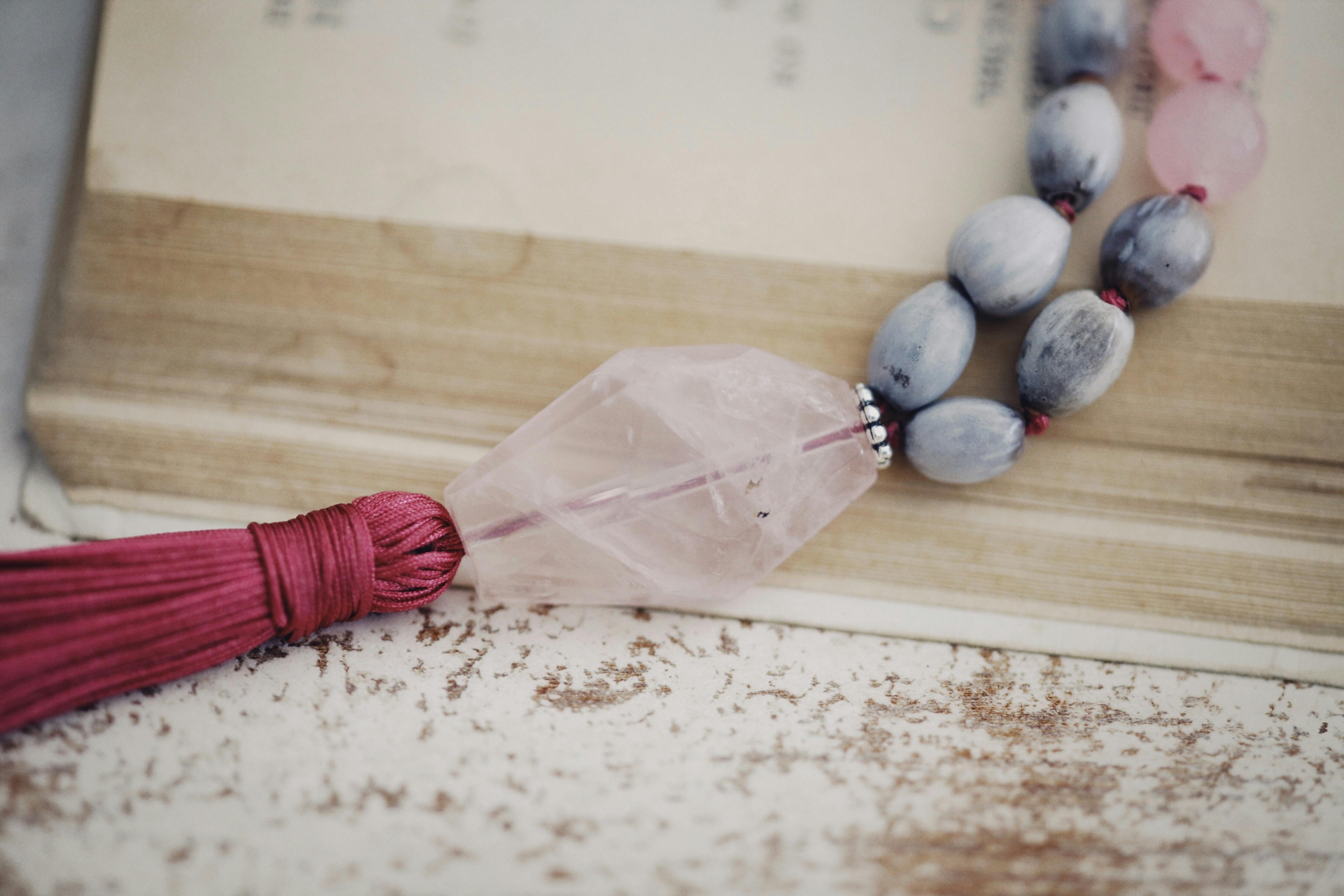 Pink Flowers and Gemstones · Free Stock Photo