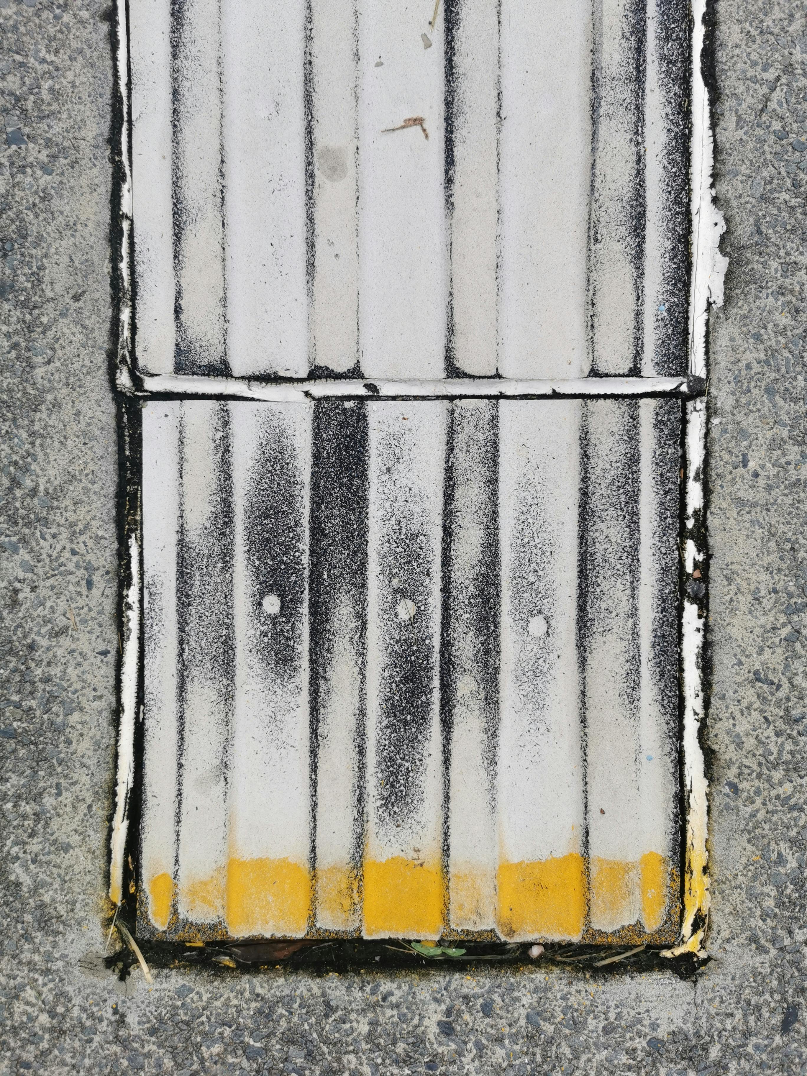 White and Yellow Metal Frame · Free Stock Photo