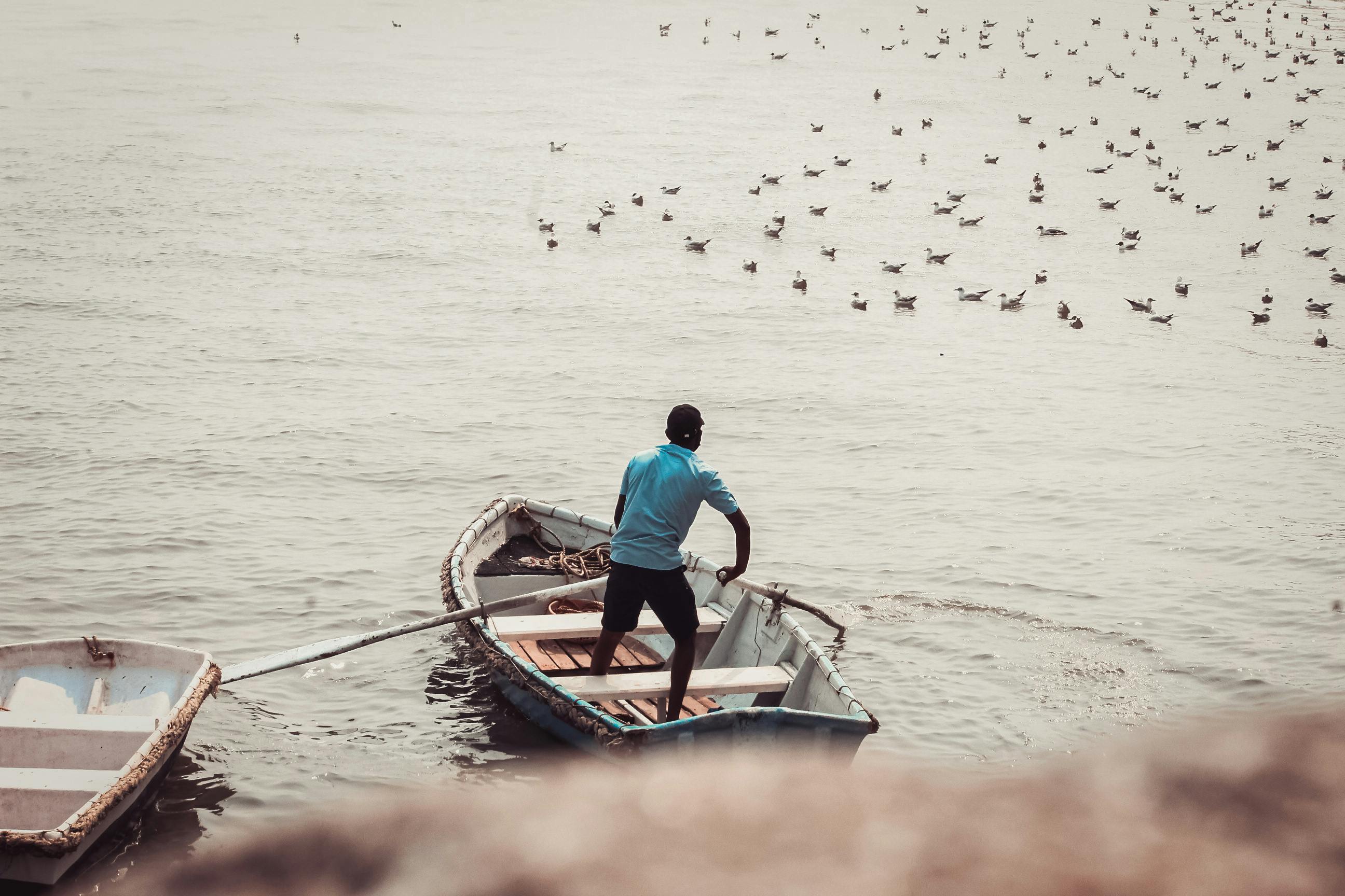 Man on a Boat · Free Stock Photo