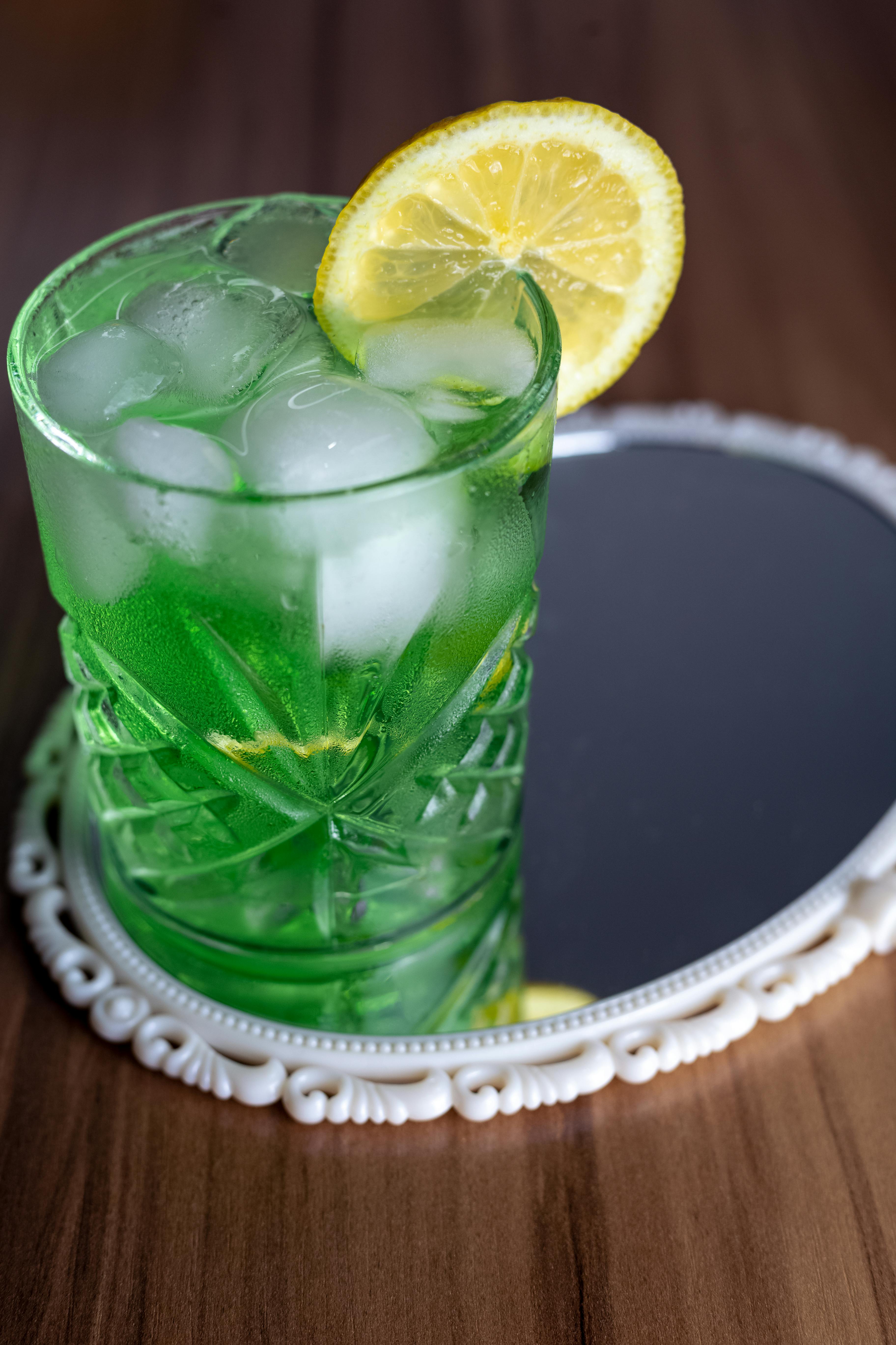 Clear Drinking Glass With Slice Lemon · Free Stock Photo