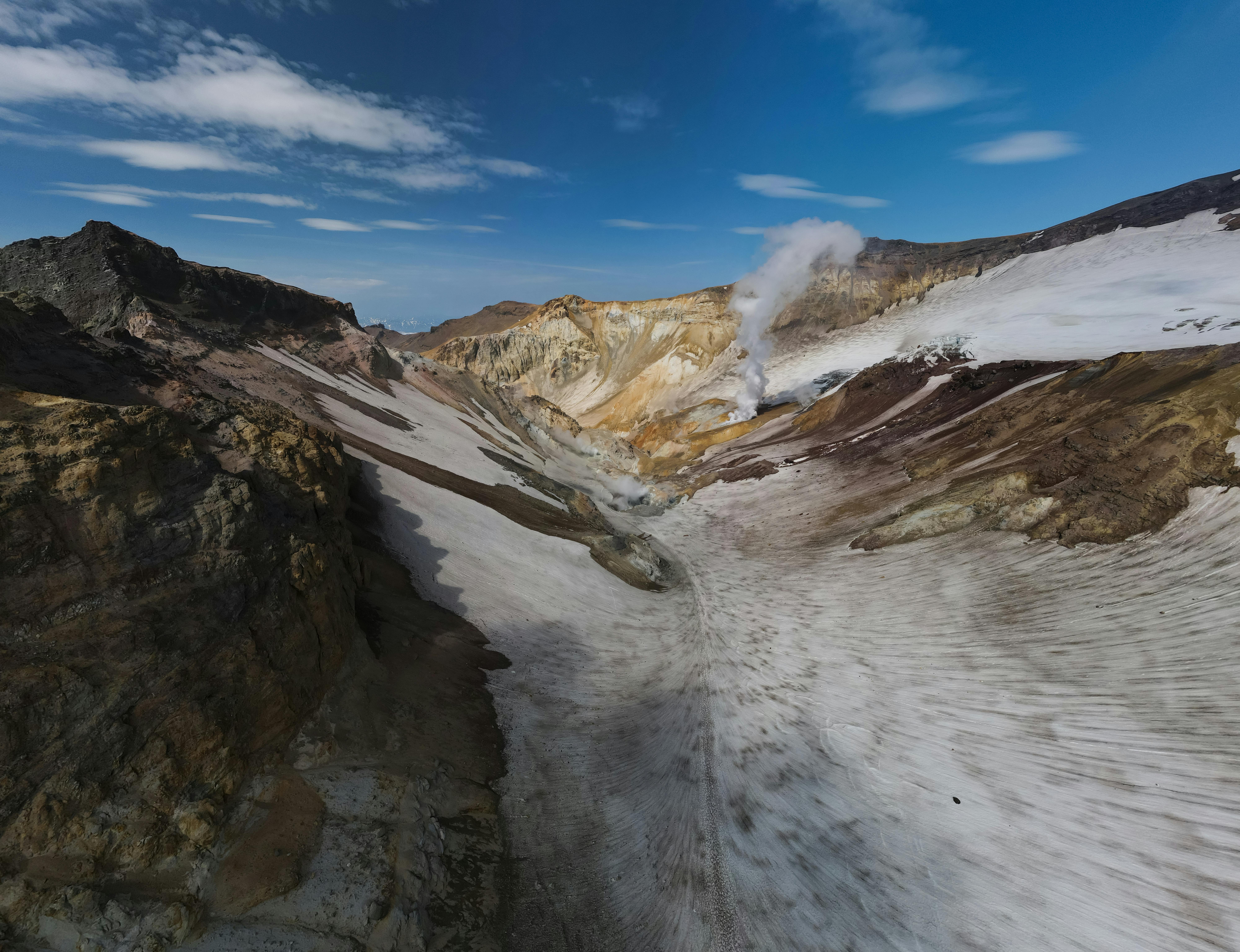 Steam in Valley in Forest · Free Stock Photo