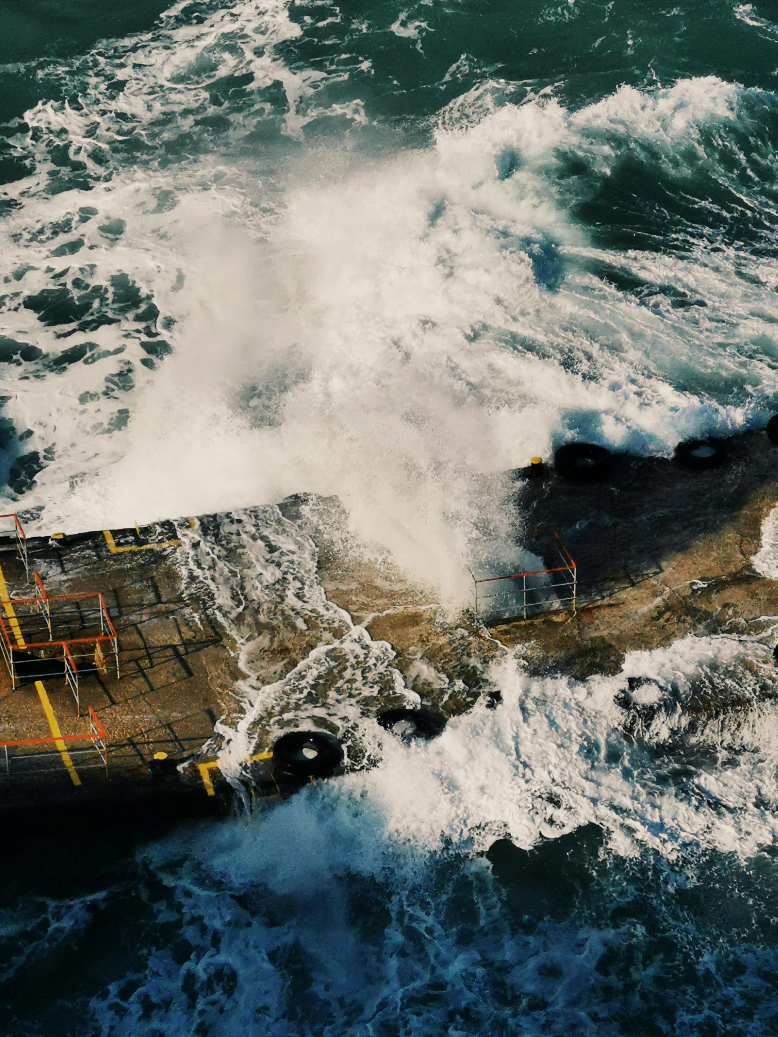 Aerial View of a Sea · Free Stock Photo