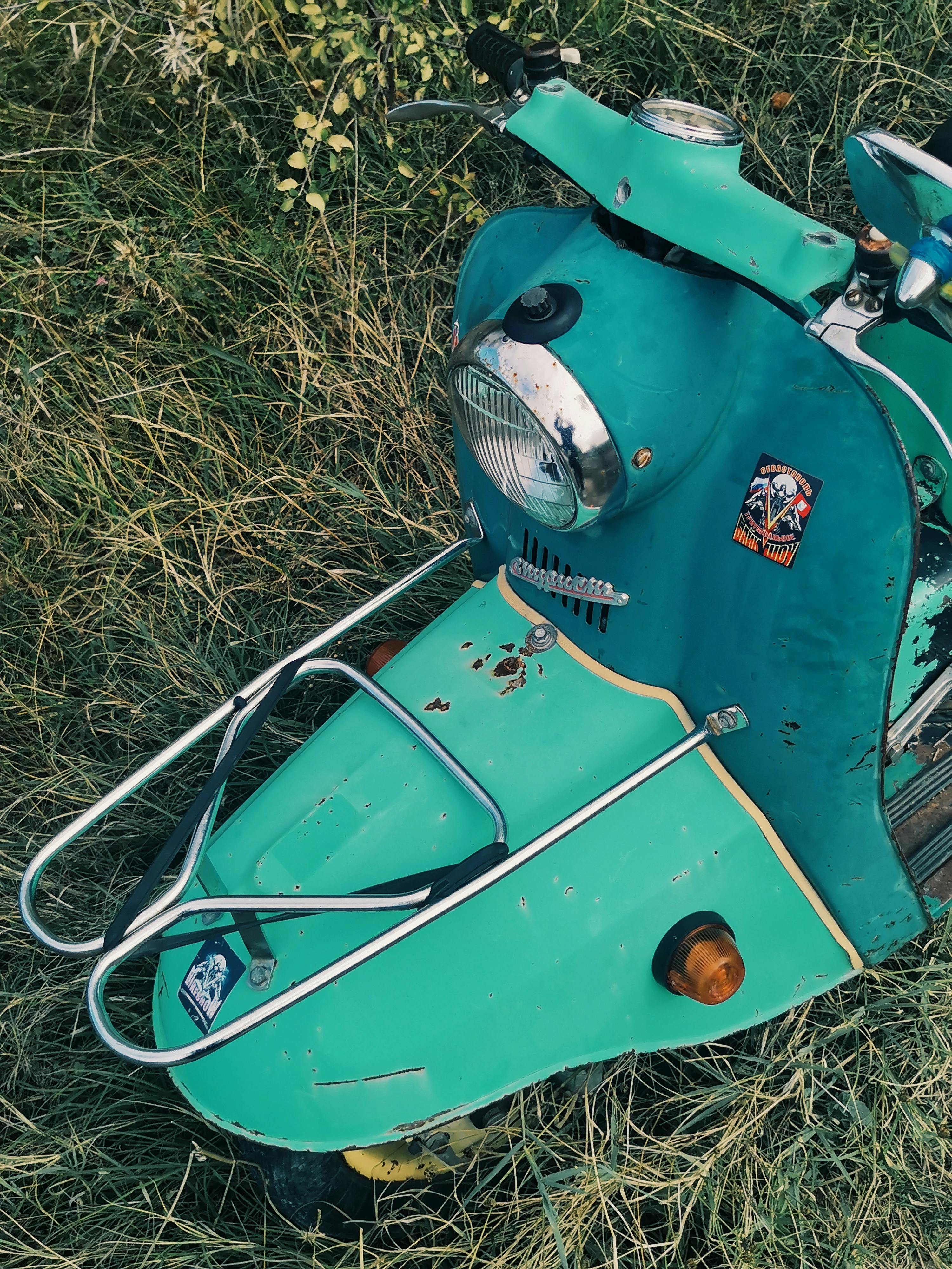 Close-up Photo of Rusty Scooter · Free Stock Photo