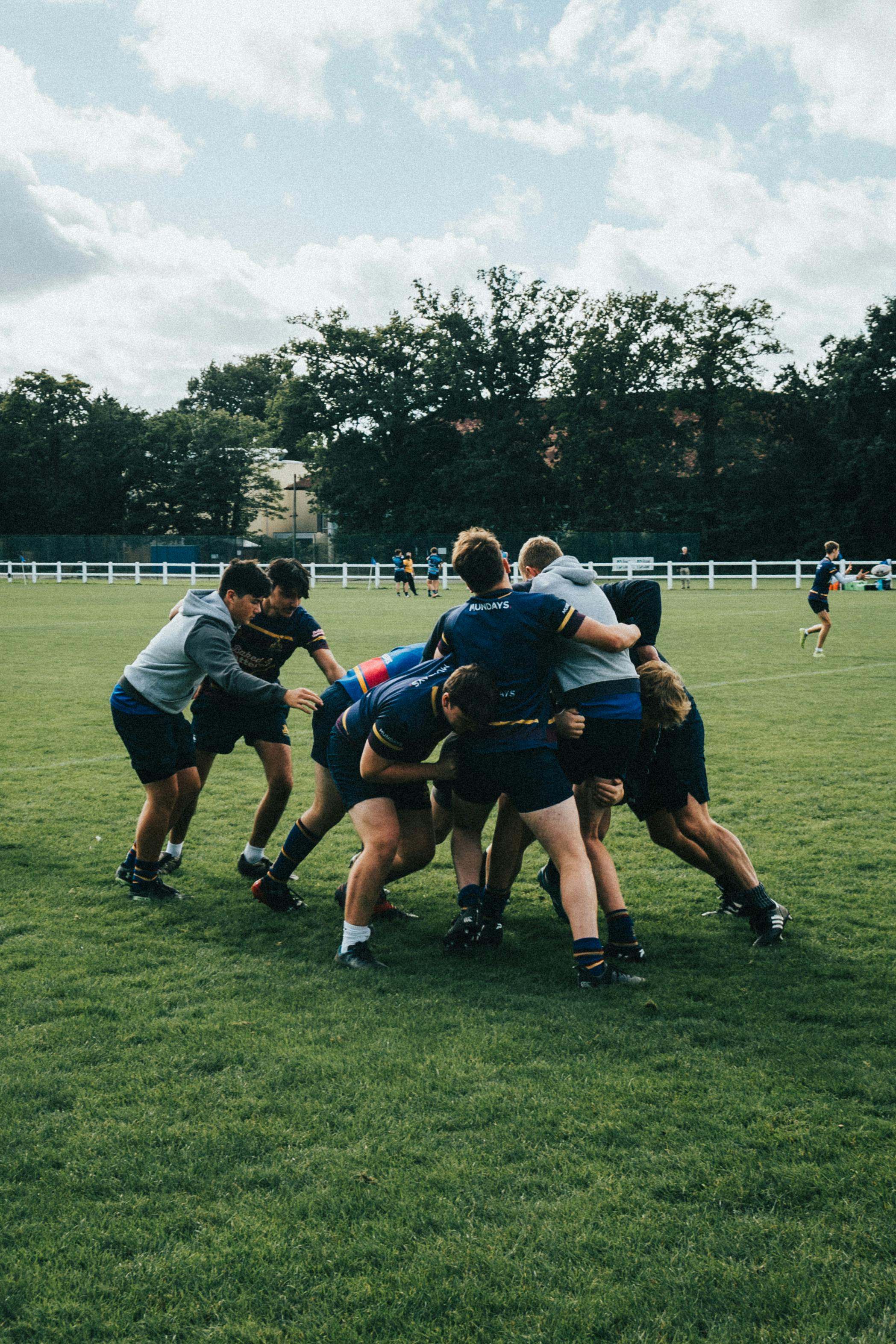 Group of People Playing Rugby · Free Stock Photo
