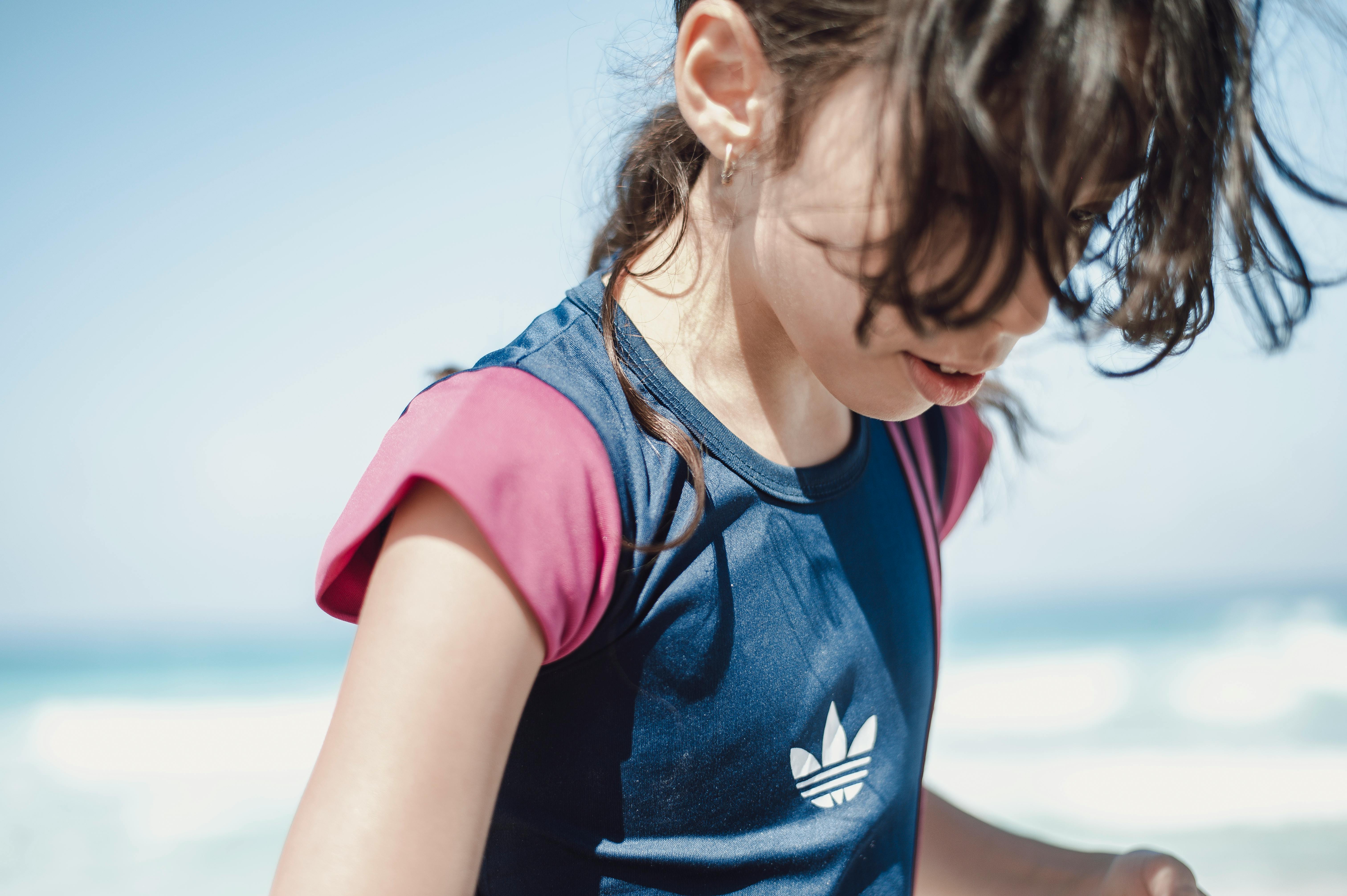 Cute Little Girl in Inflatable Pool Float · Free Stock Photo