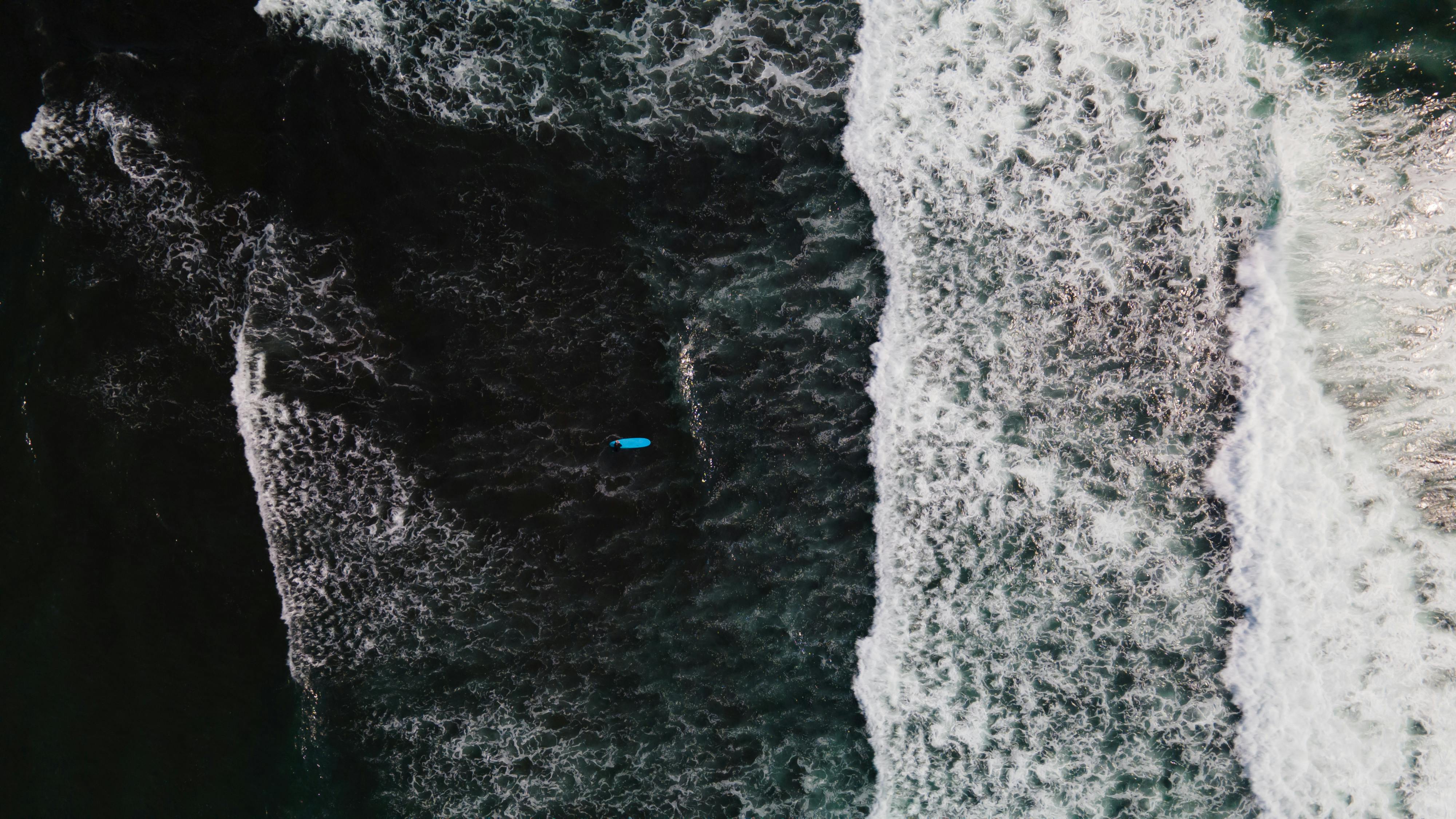 Drone Shot of a Sea · Free Stock Photo