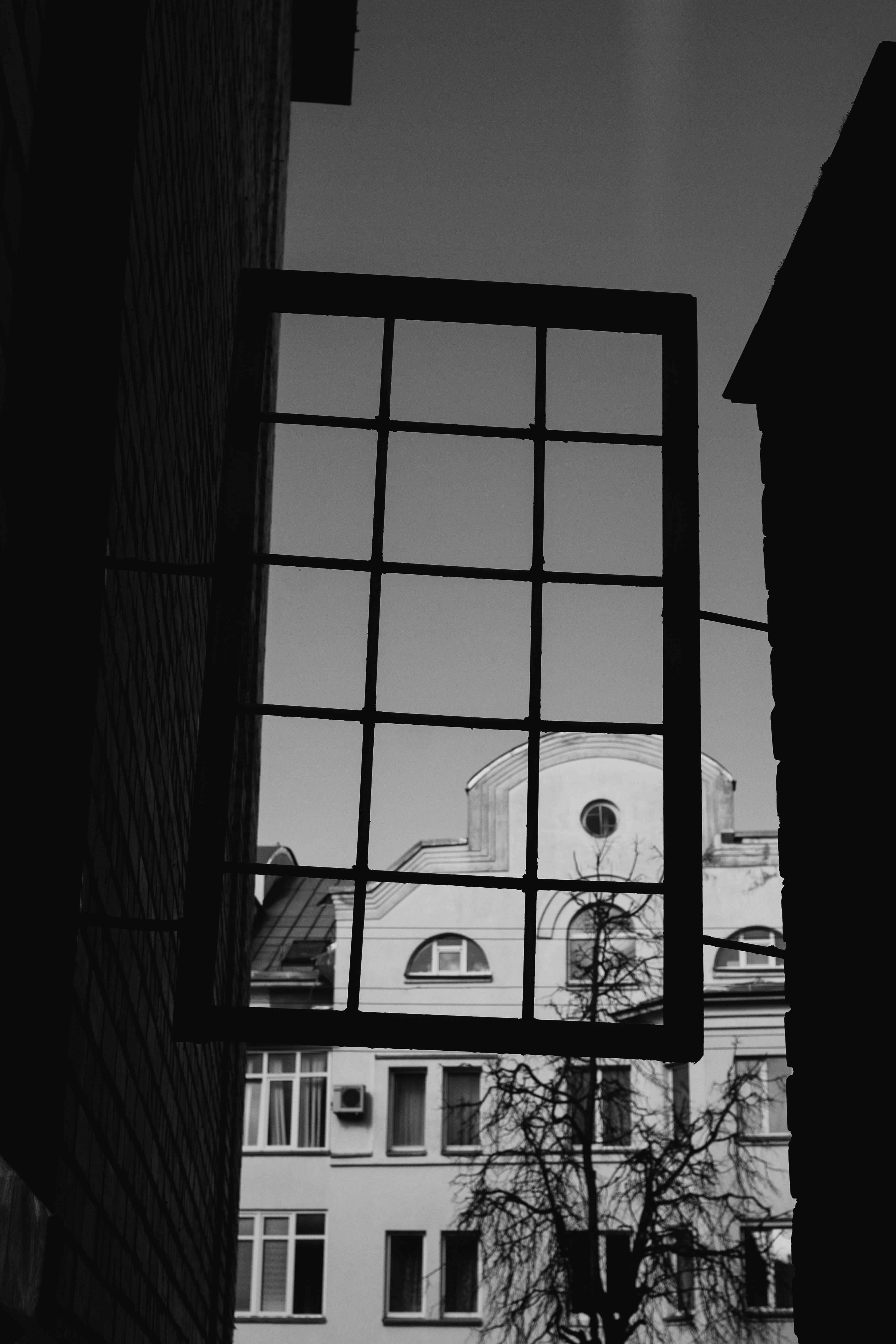 Clear Sky over Window · Free Stock Photo