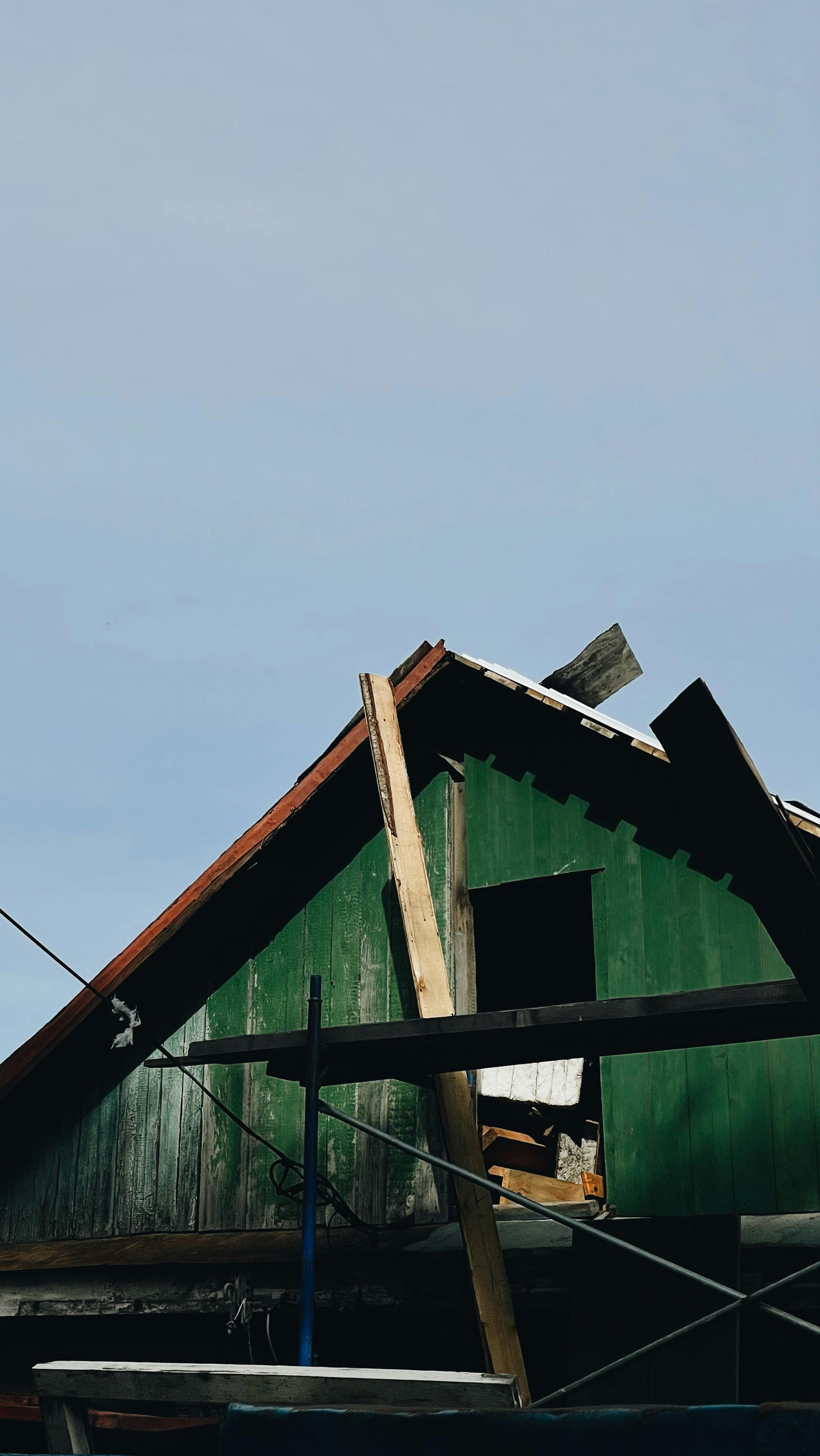 Destroyed Wooden Shed · Free Stock Photo