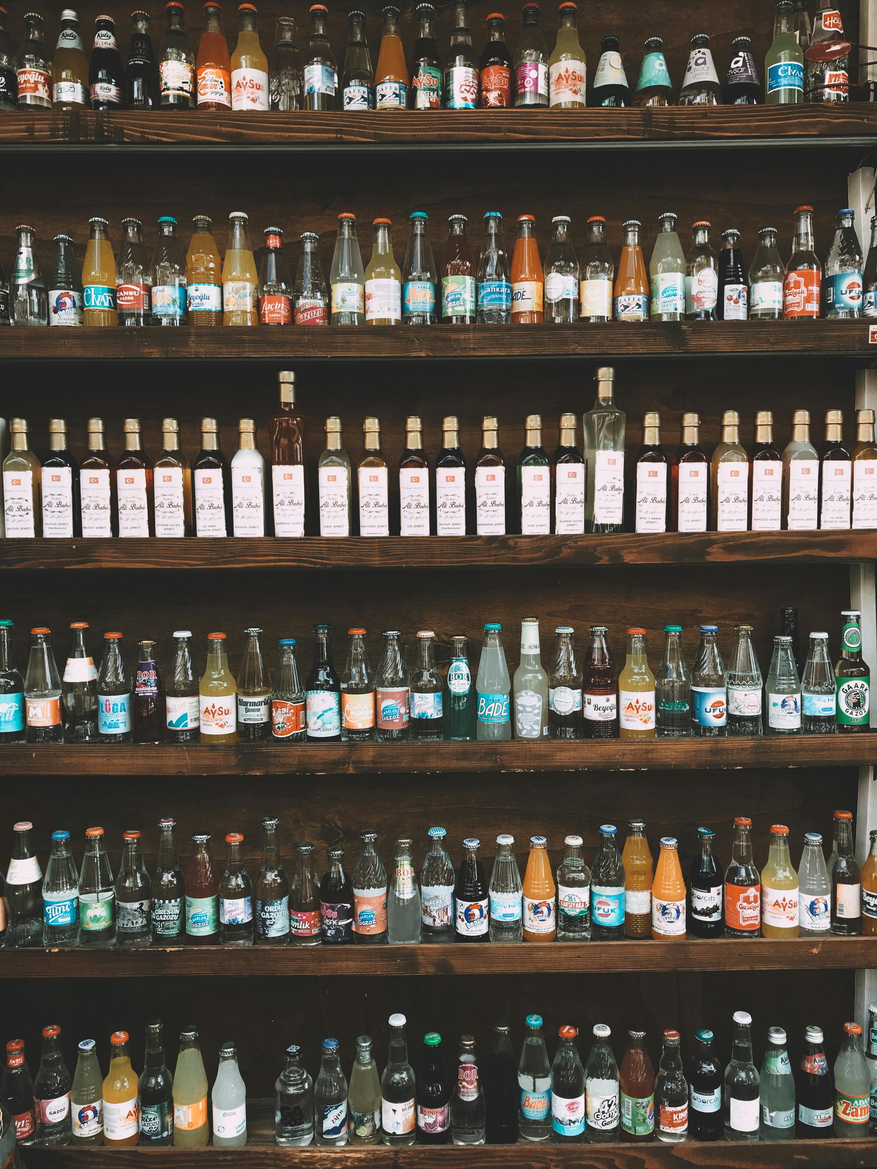 Table with Alcohol and Drinks · Free Stock Photo