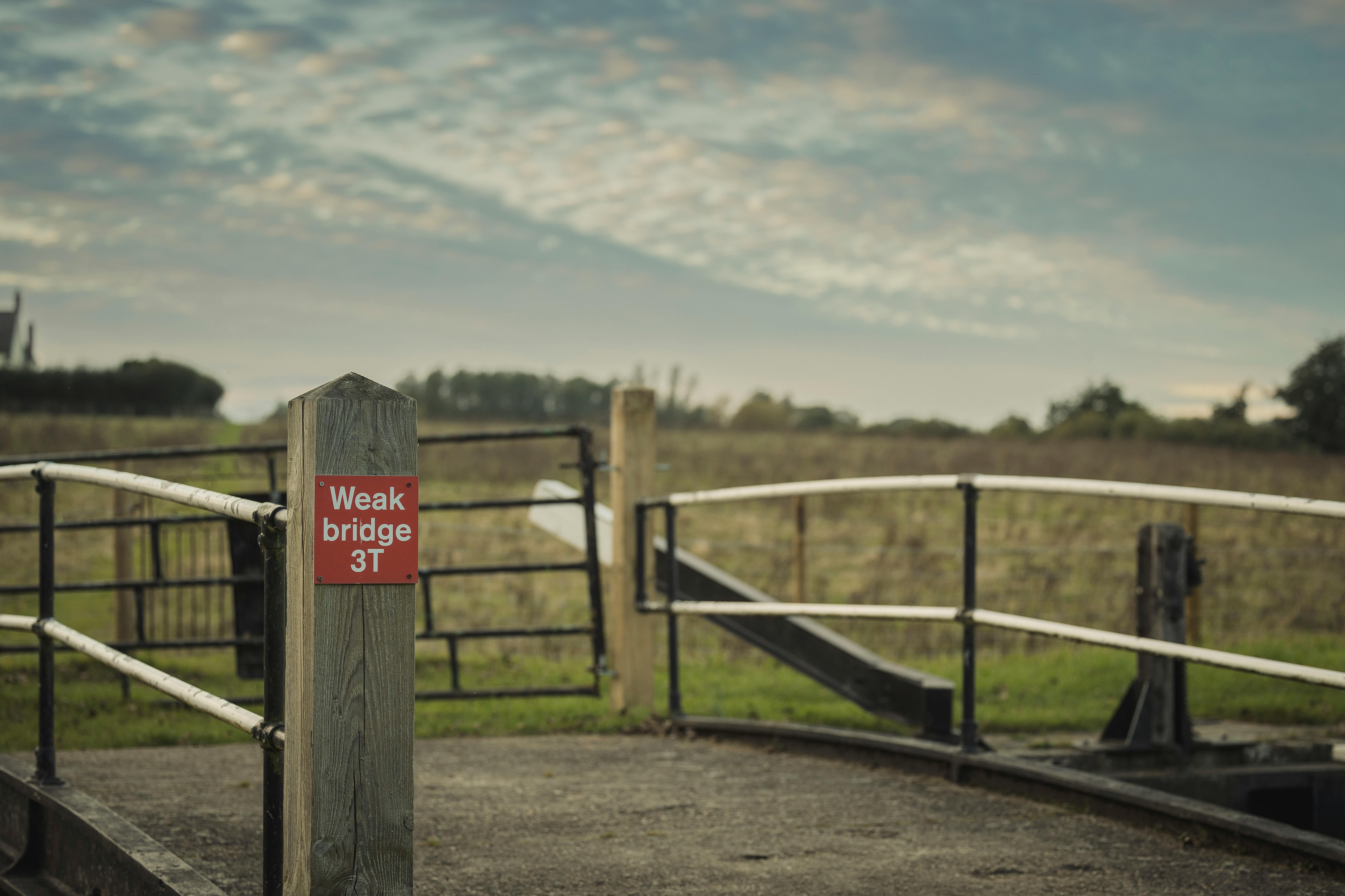 Bridge and a Rural Landscape · Free Stock Photo