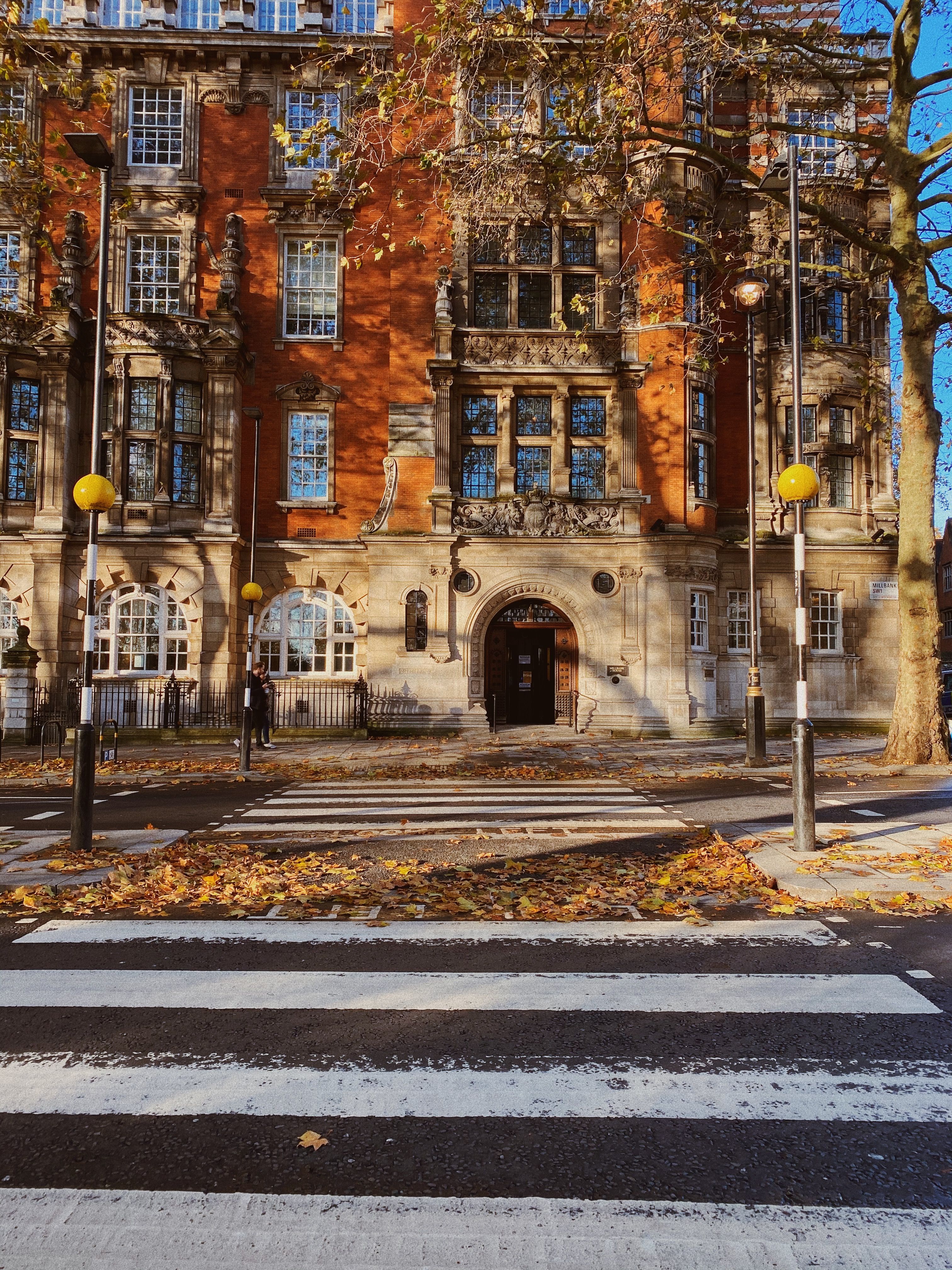 Red Building On A School Campus · Free Stock Photo