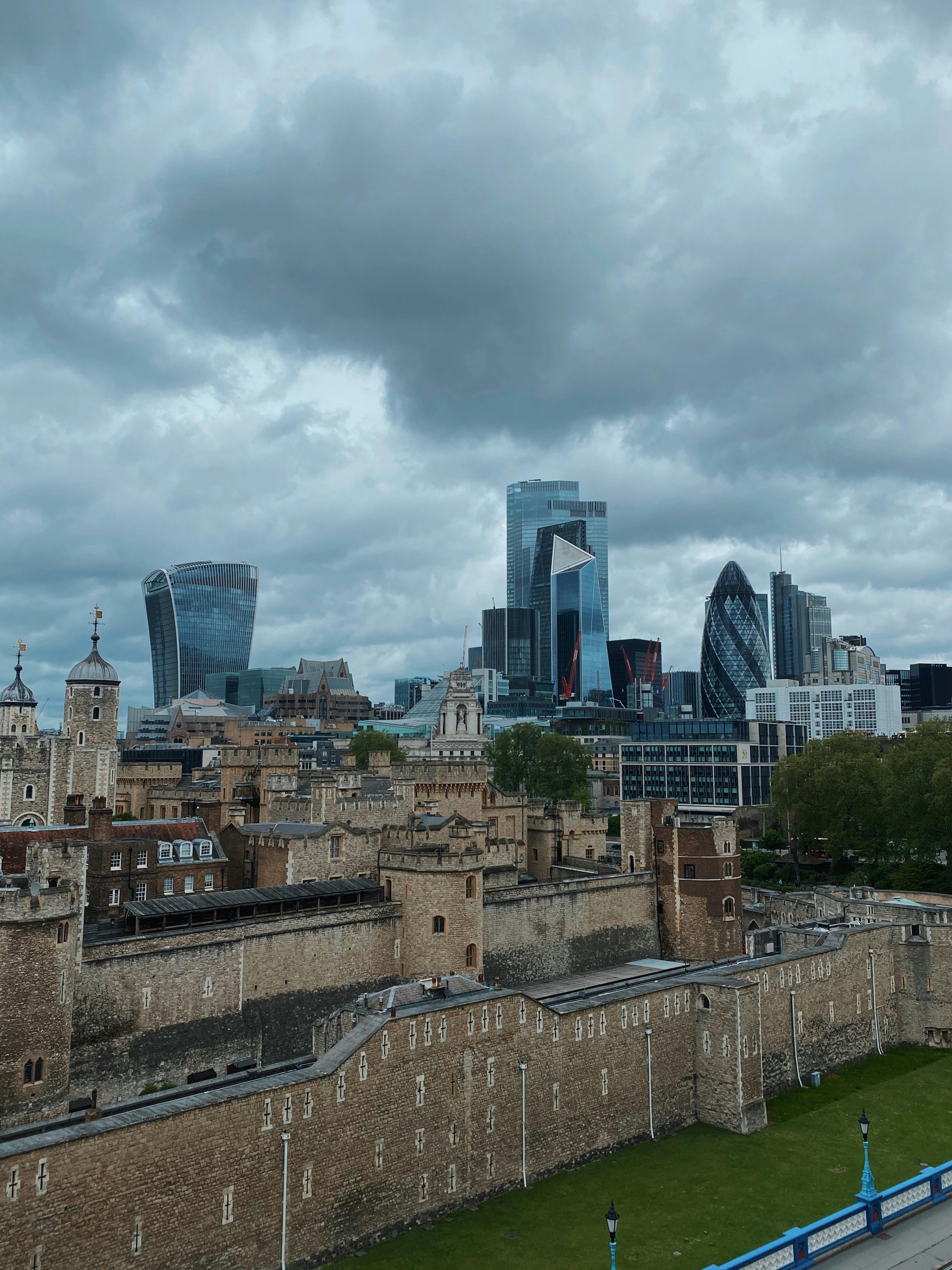 Residential Buildings Under Cloudy Sky · Free Stock Photo