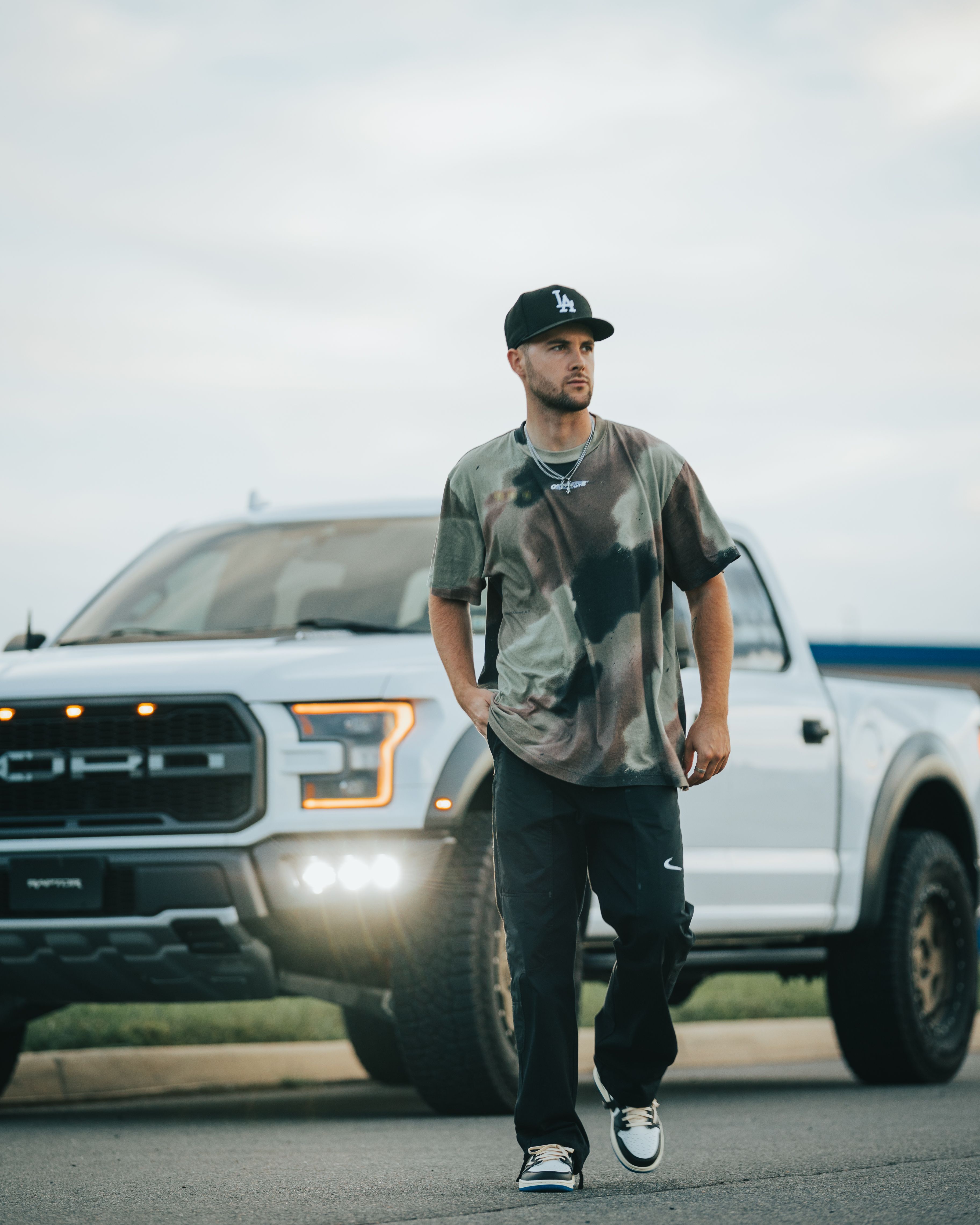 White Ford Pickup Truck on Green Field · Free Stock Photo