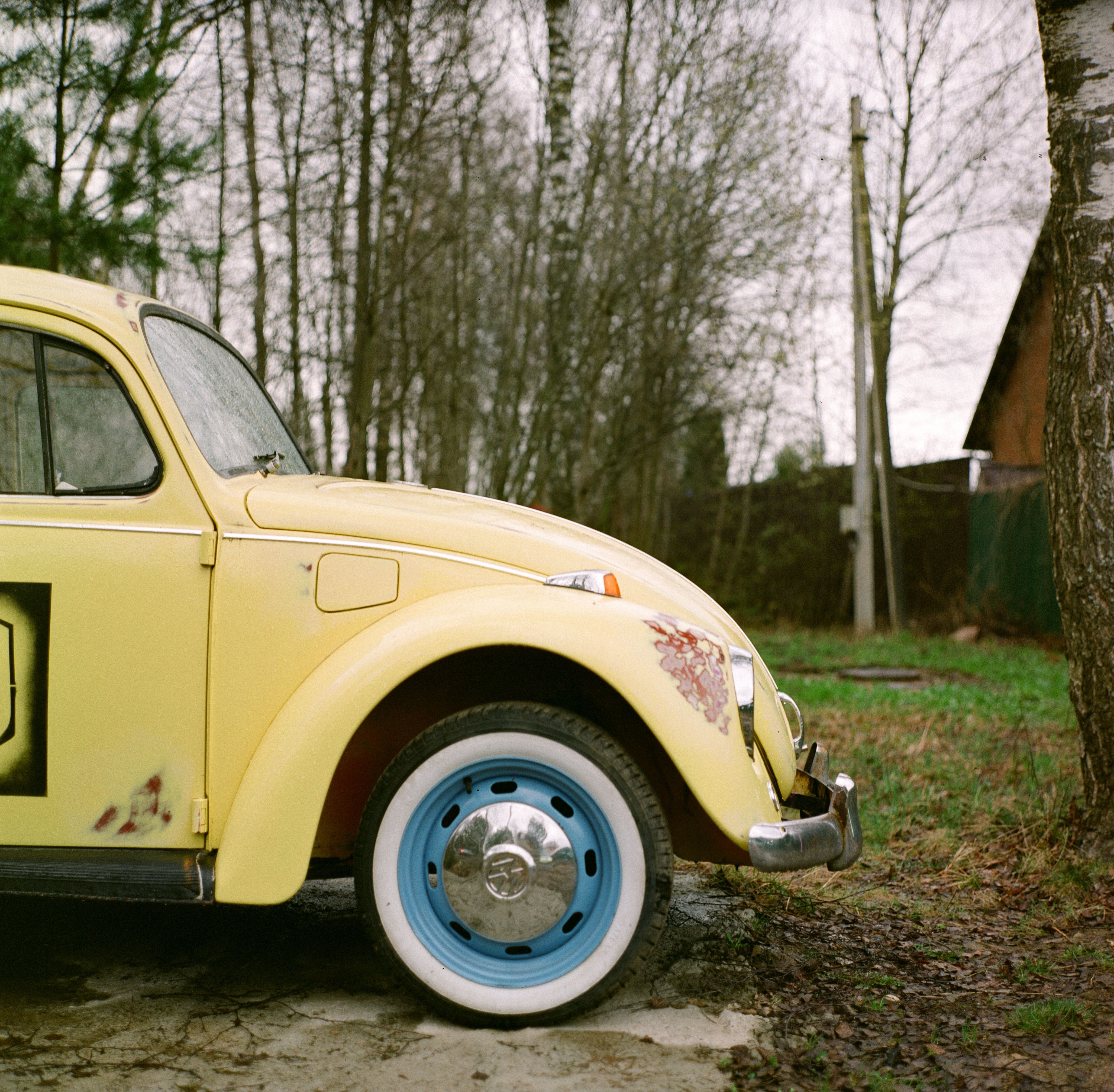 Yellow Beetle Car · Free Stock Photo