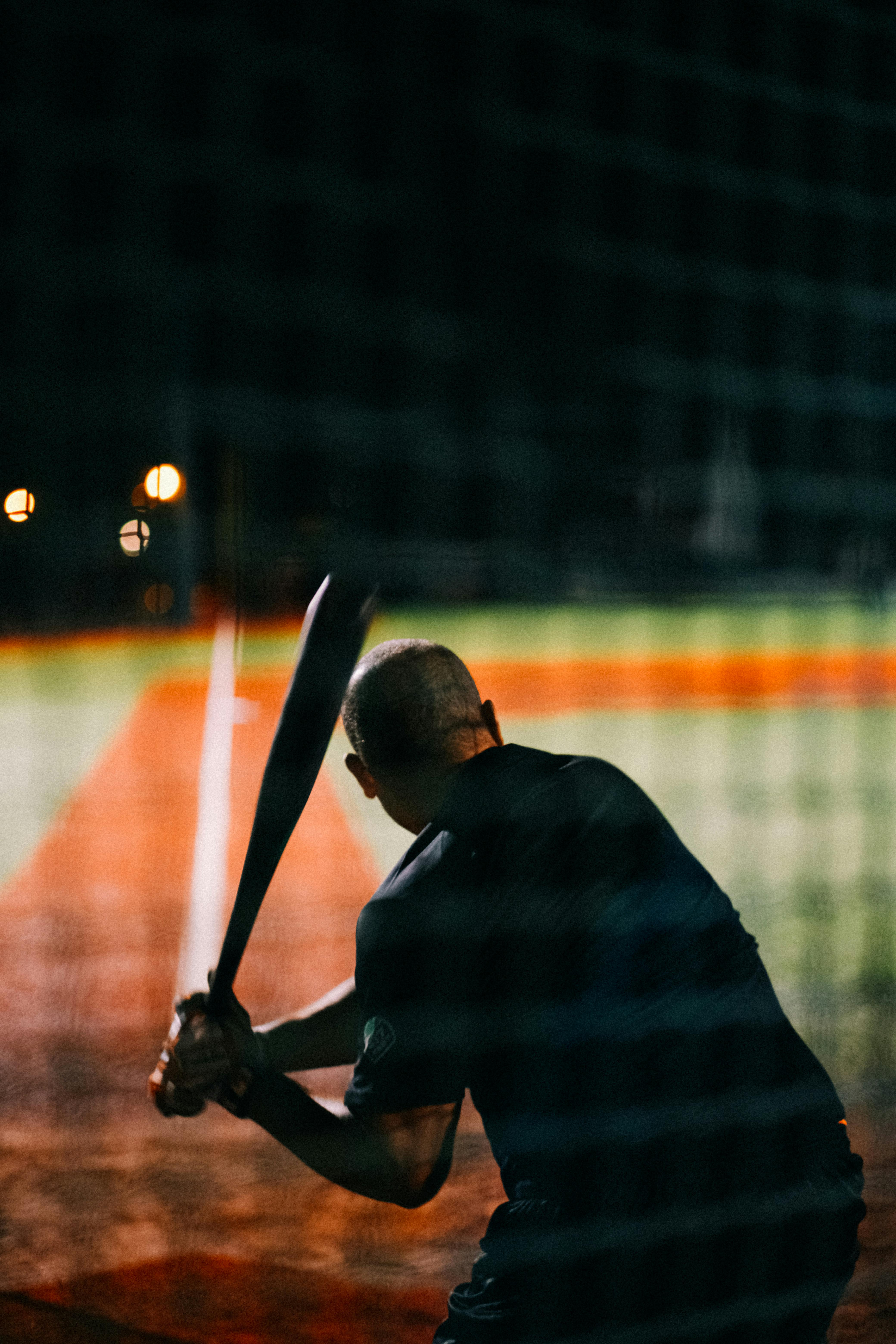 Two Man Playing Baseball during Daytime · Free Stock Photo