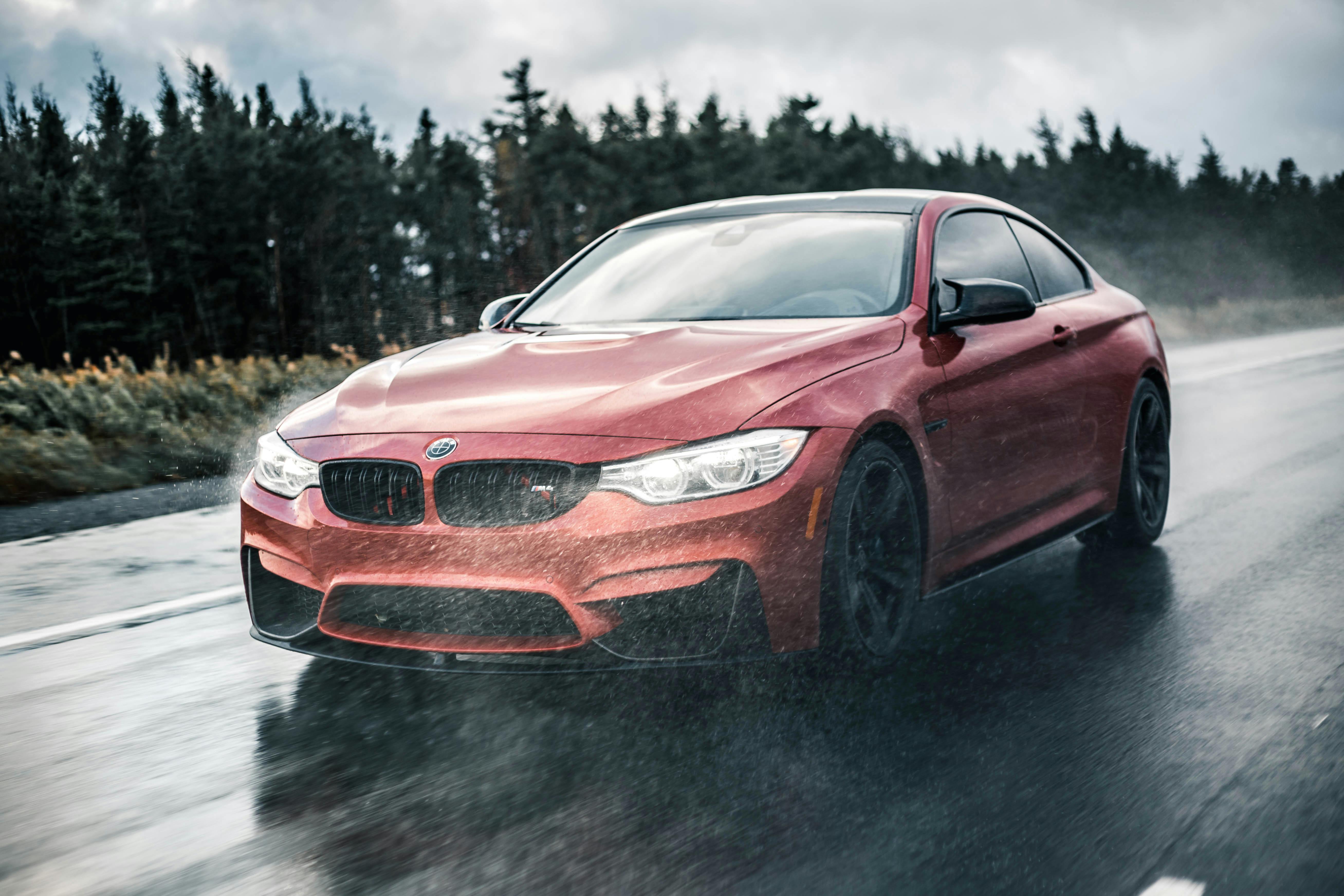 Photo of Blue Car with Black Wheels · Free Stock Photo