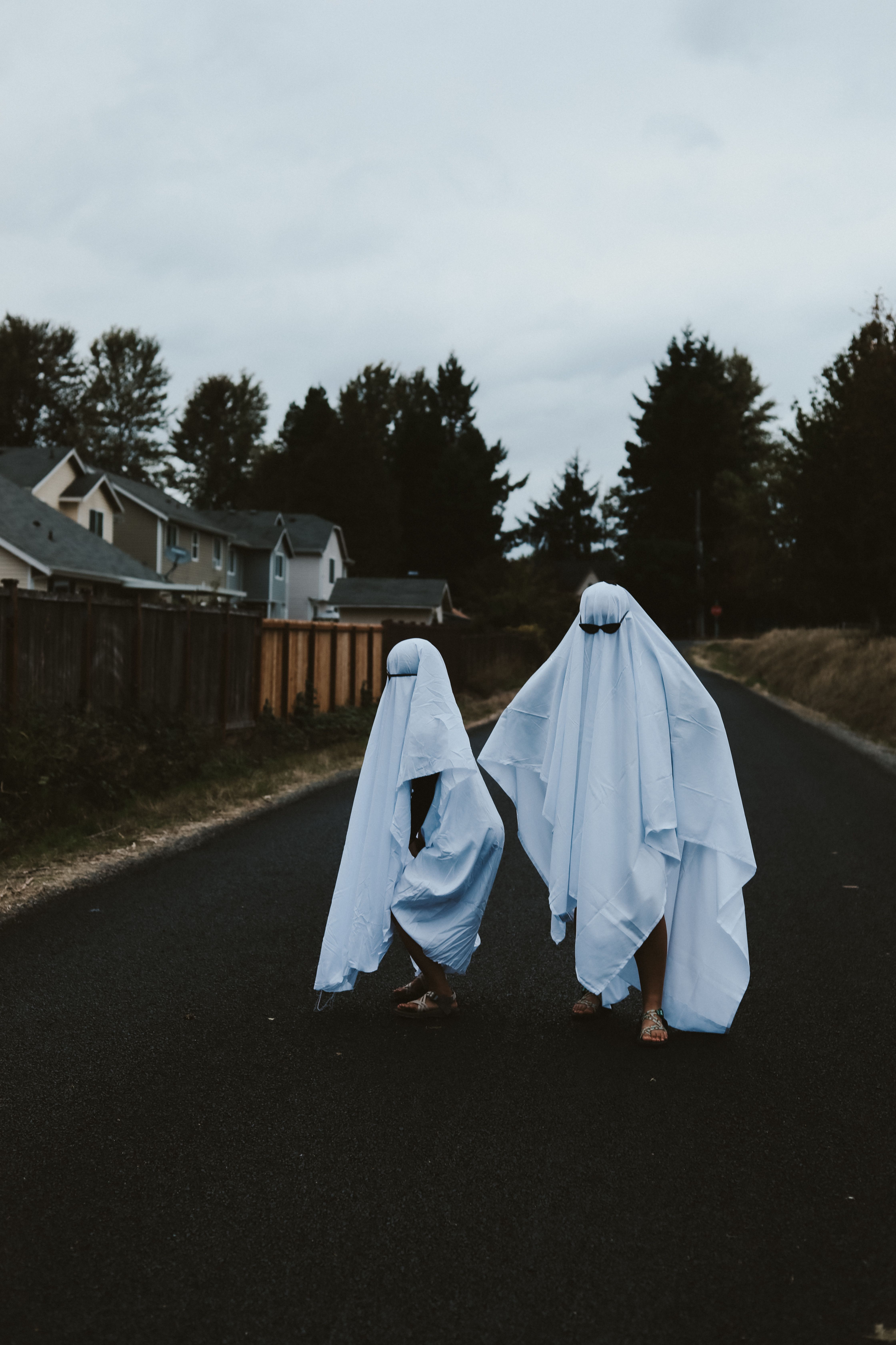 People Wearing Ghost Costumes · Free Stock Photo