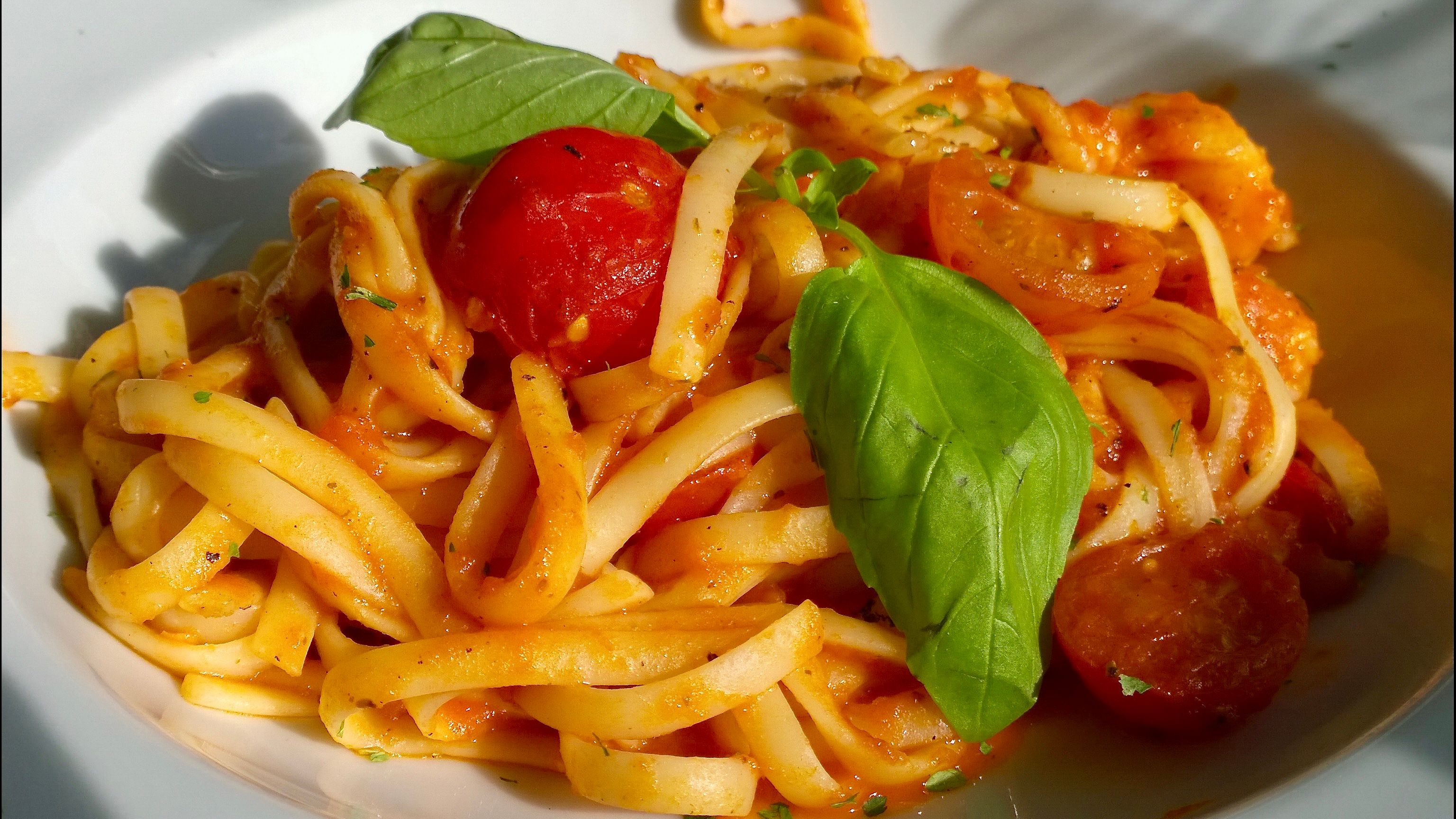 Free stock photo of basil, food, Linguine