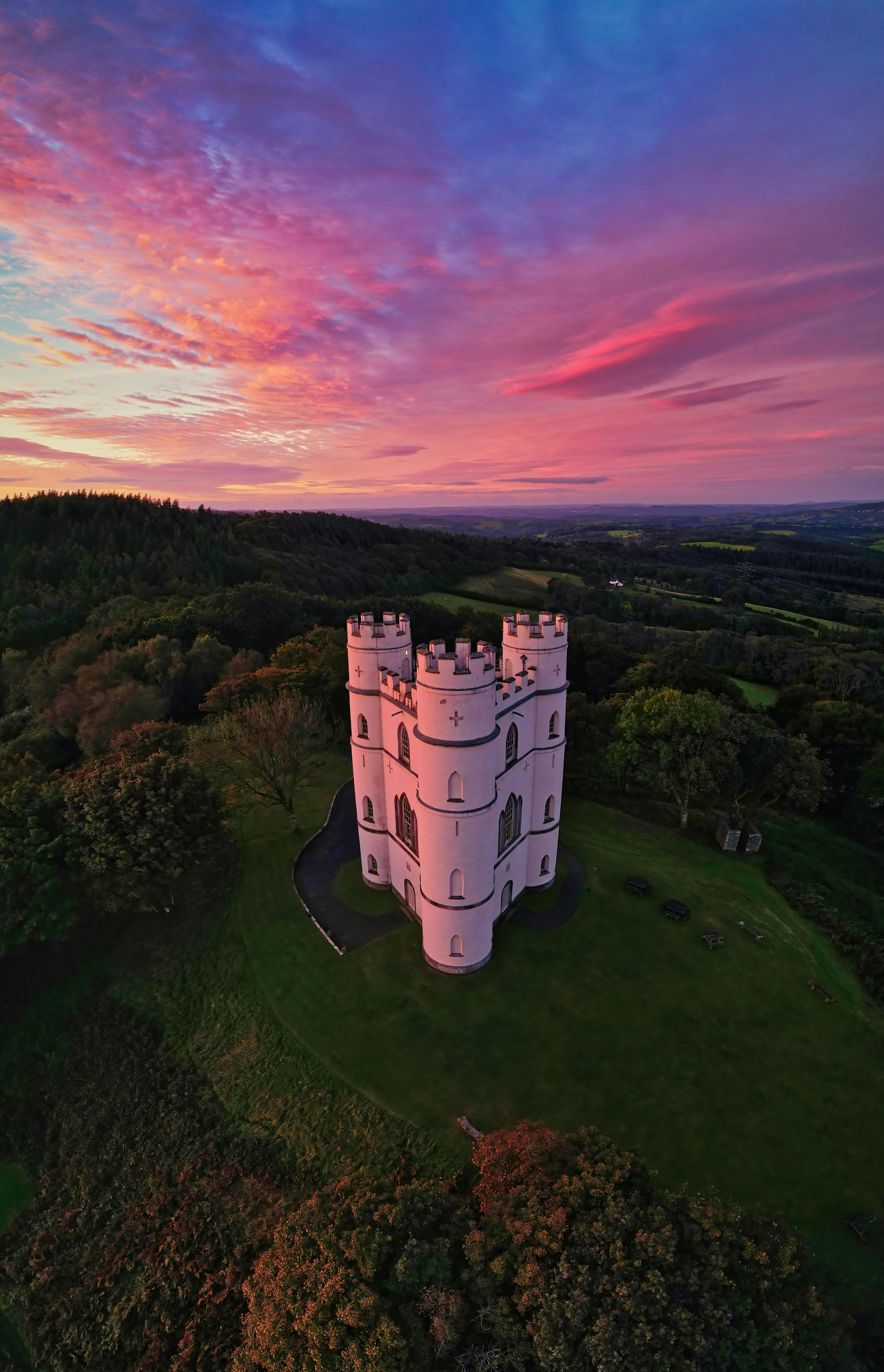 Aerial Footage of Haldon Belvedere · Free Stock Photo