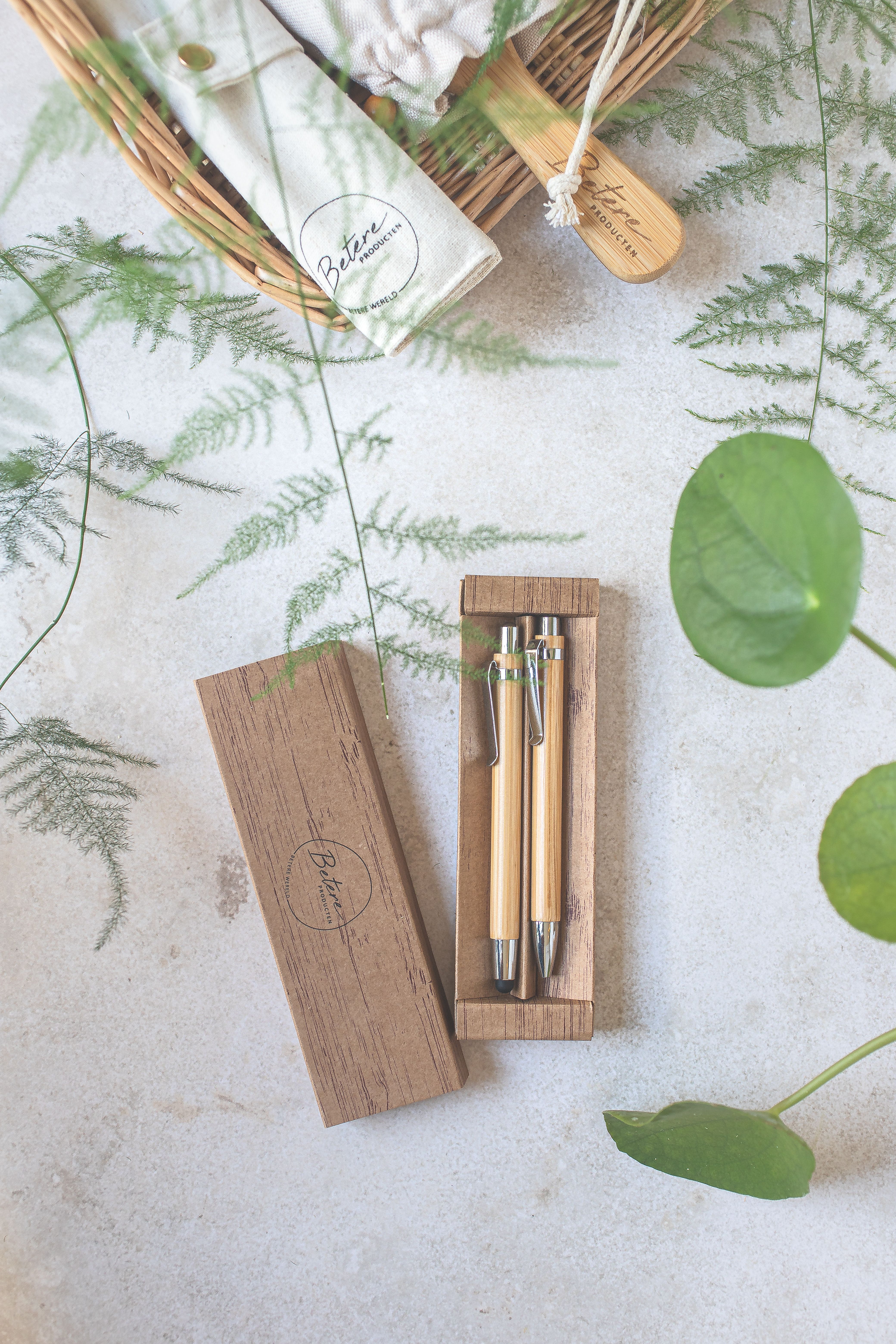 Pens in Wooden Box · Free Stock Photo