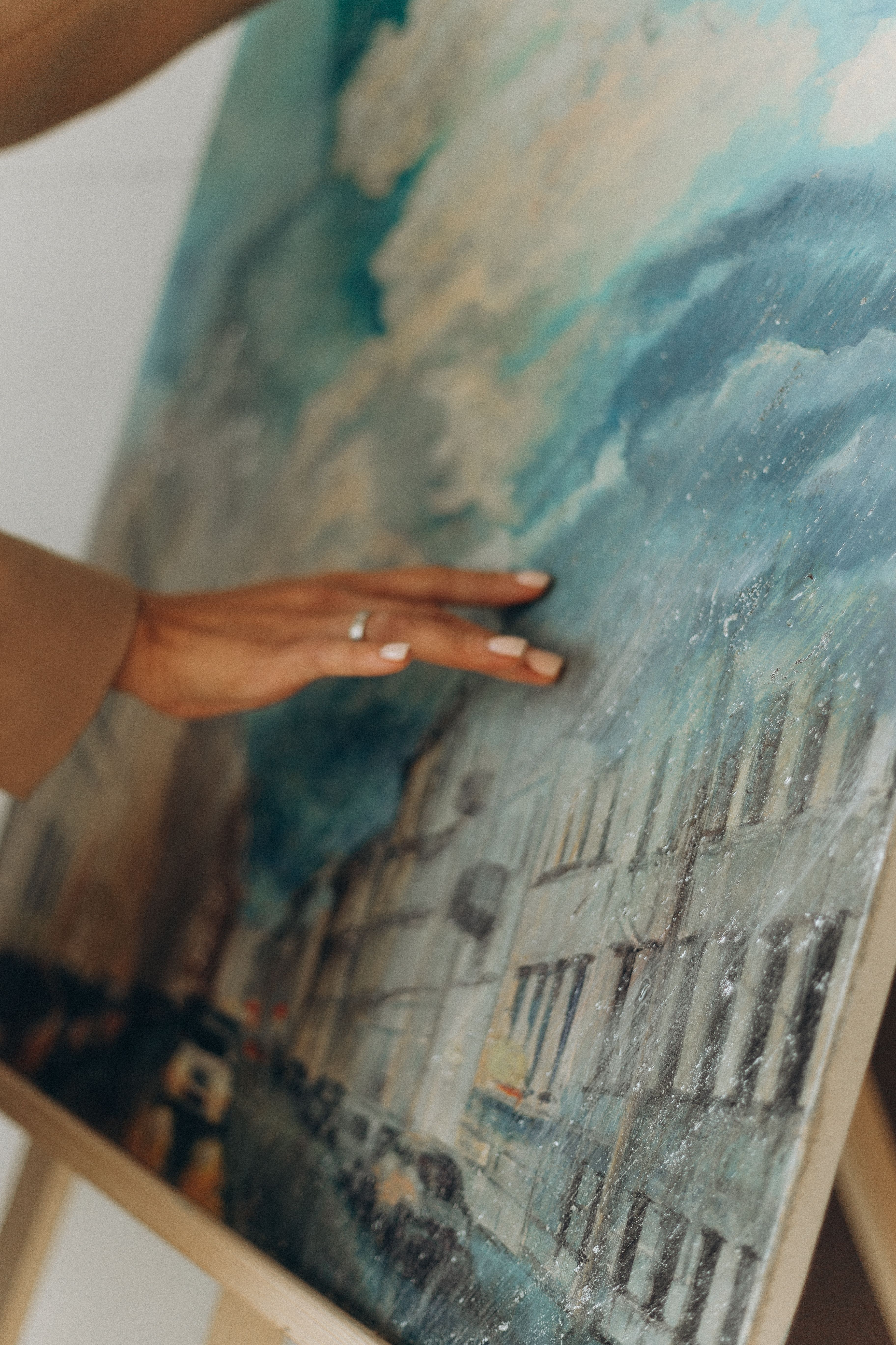 A Person Holding a Painting · Free Stock Photo
