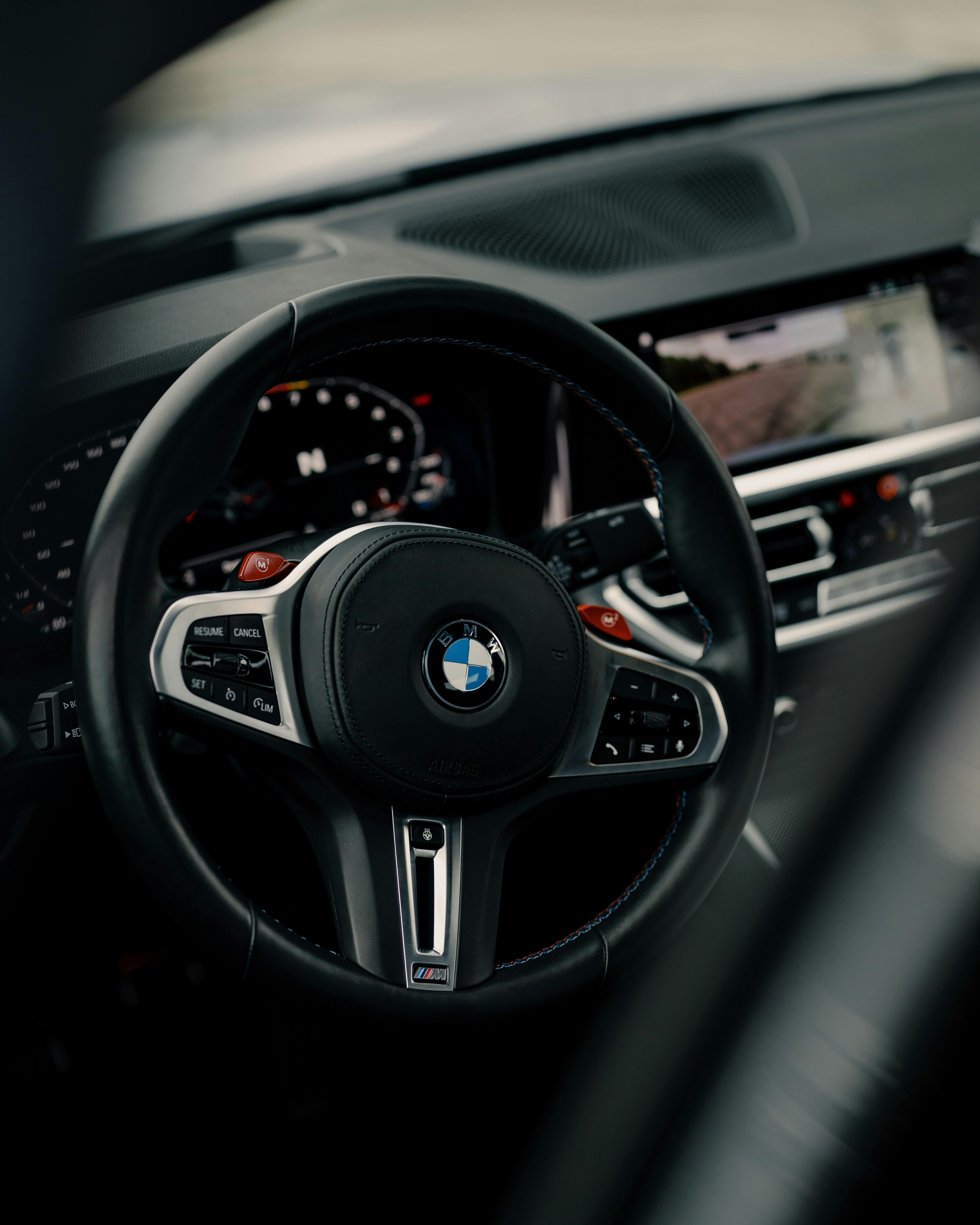 Black Bmw Car Steering Wheel · Free Stock Photo