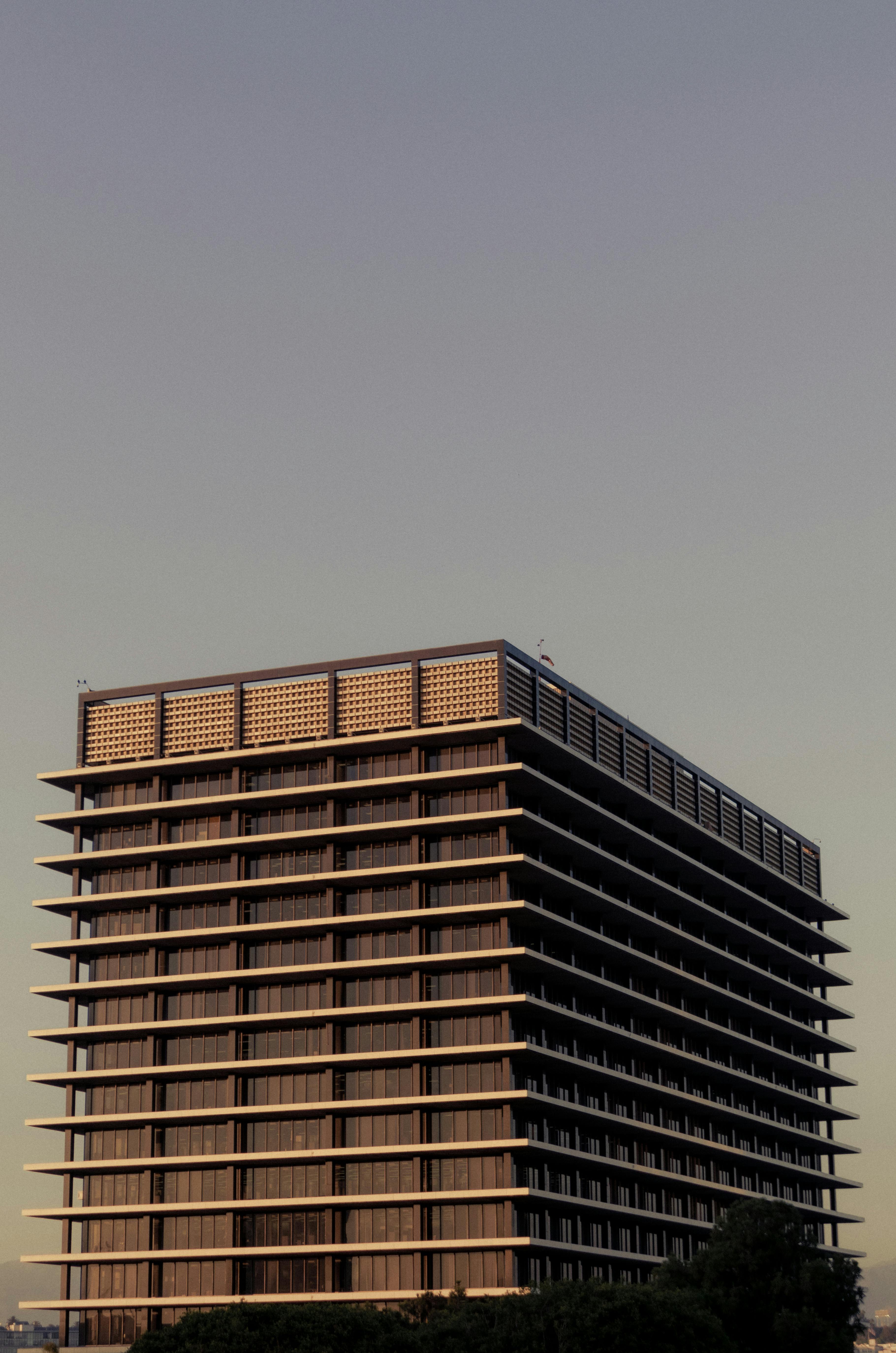 Tall Building with Glass Windows · Free Stock Photo