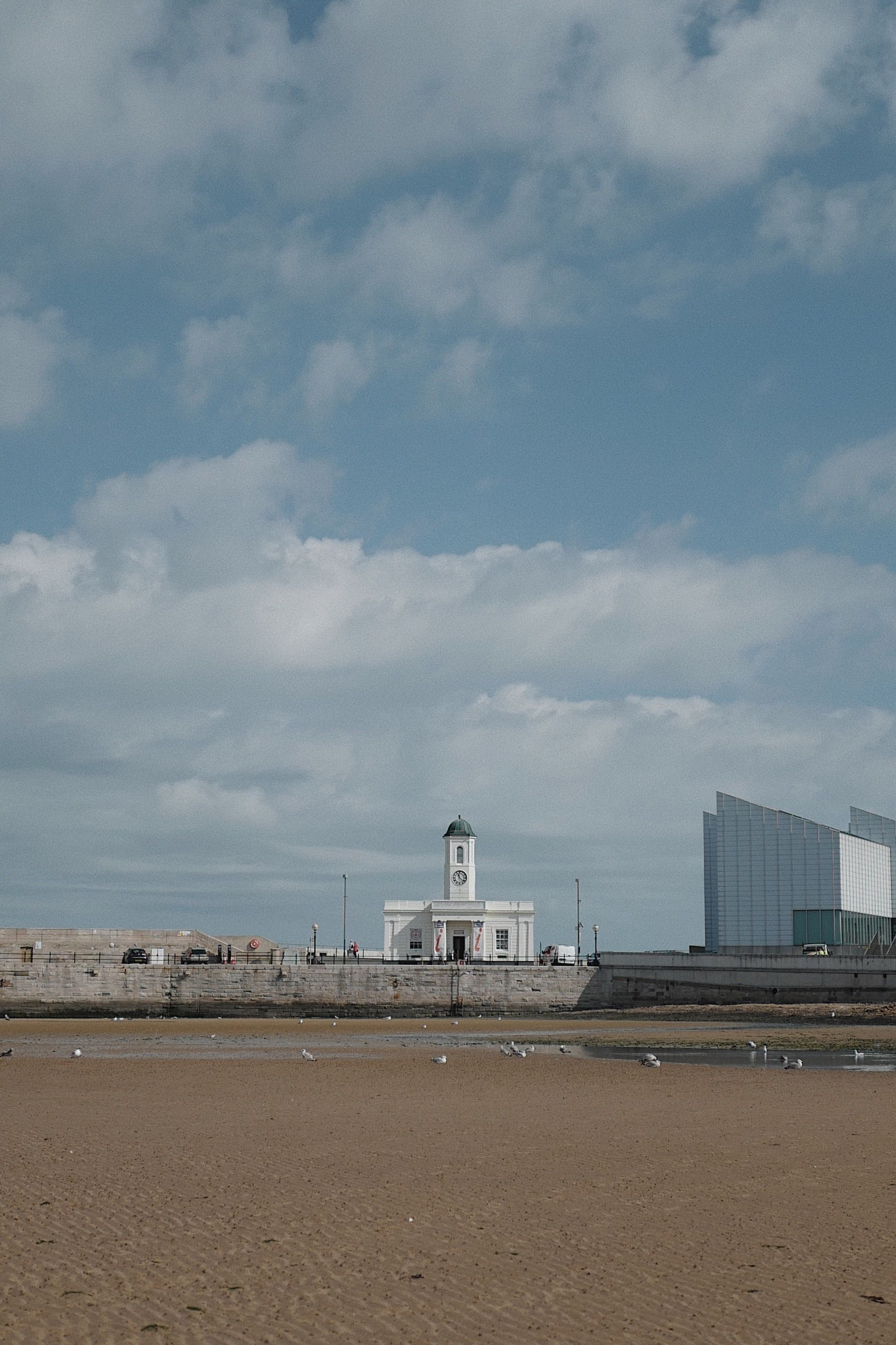 Lighthouse at Sandy Beach · Free Stock Photo