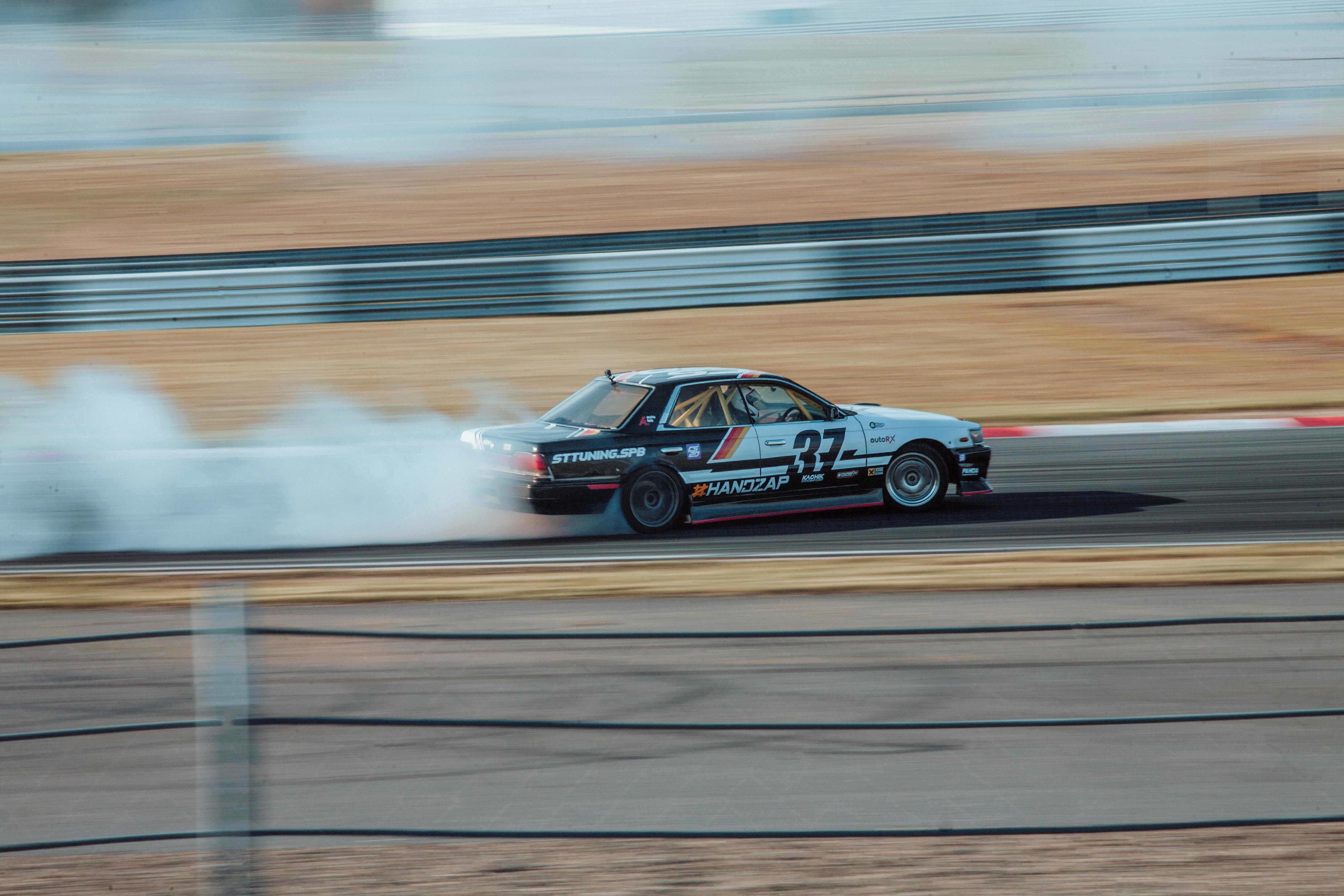 A Racing Car on the Track · Free Stock Photo